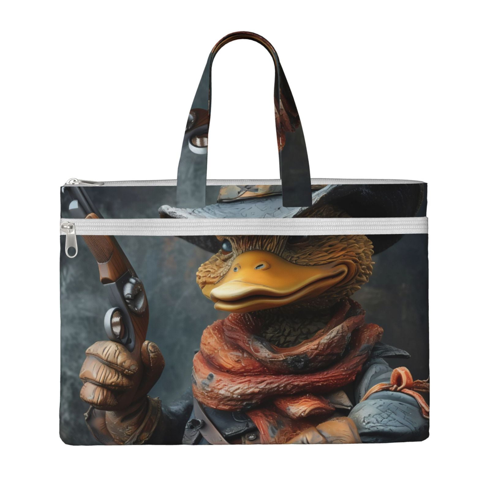 Kdxio Western Cowboy Duck File Tote Document Bag Business Briefcase Bag ...