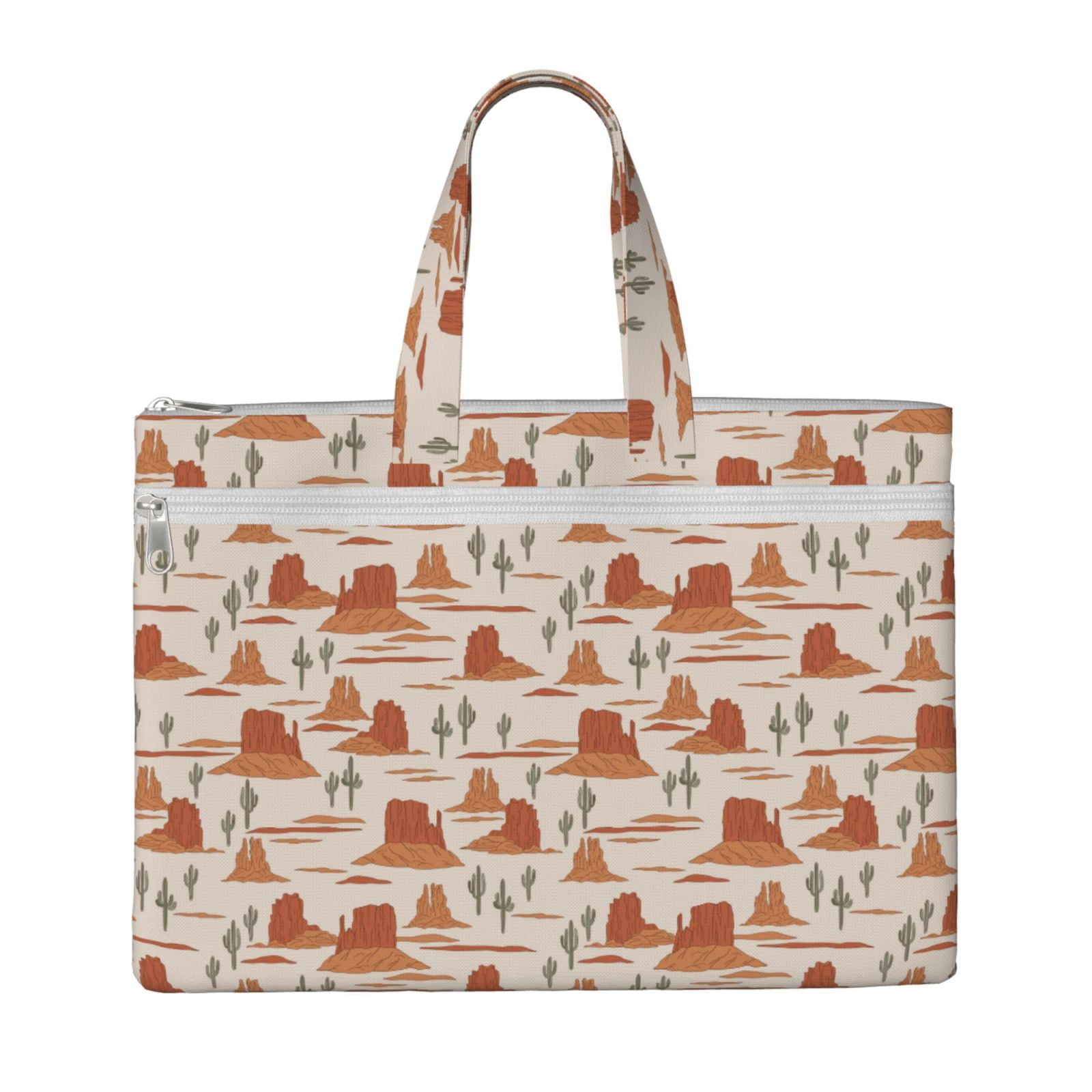 Kdxio Western Desert Nature Landscape File Tote Document Bag Business ...