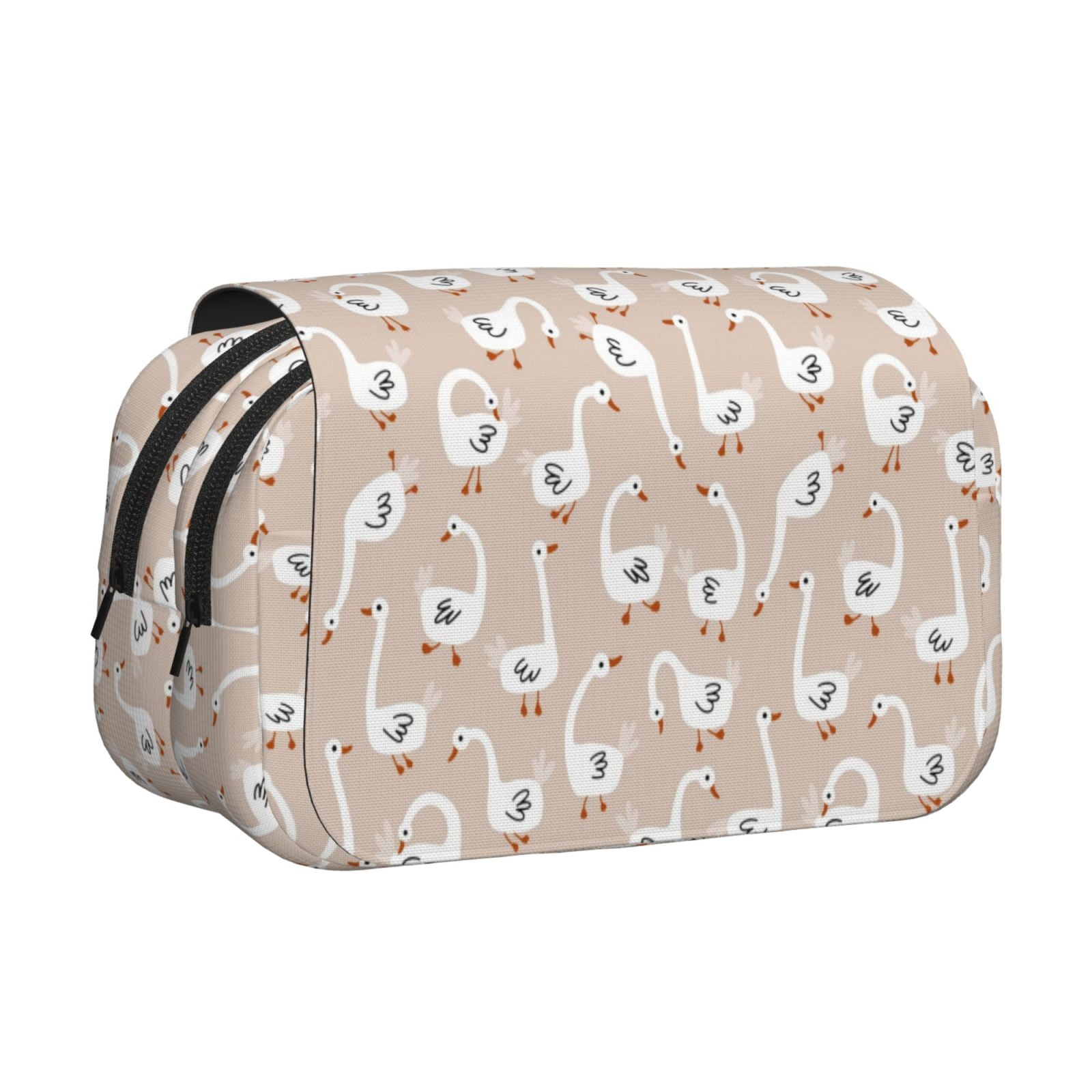 Kdxio White Goose for Double Compartment Pen Case Oxford Organizer with ...