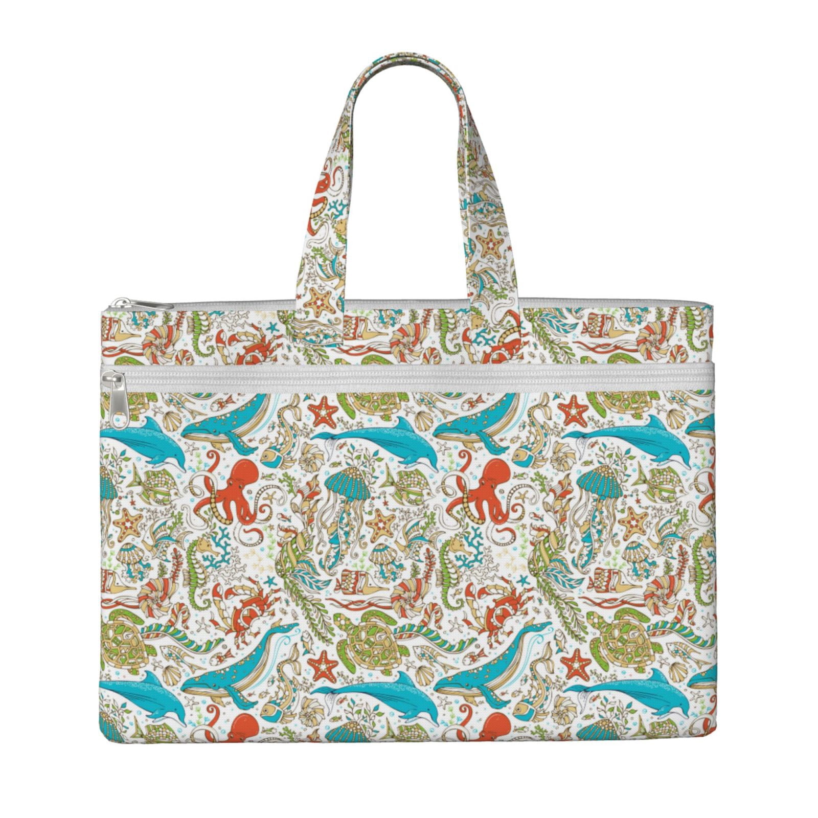 Kdxio Wild Sea Life File Tote Document Bag Business Briefcase Bag ...
