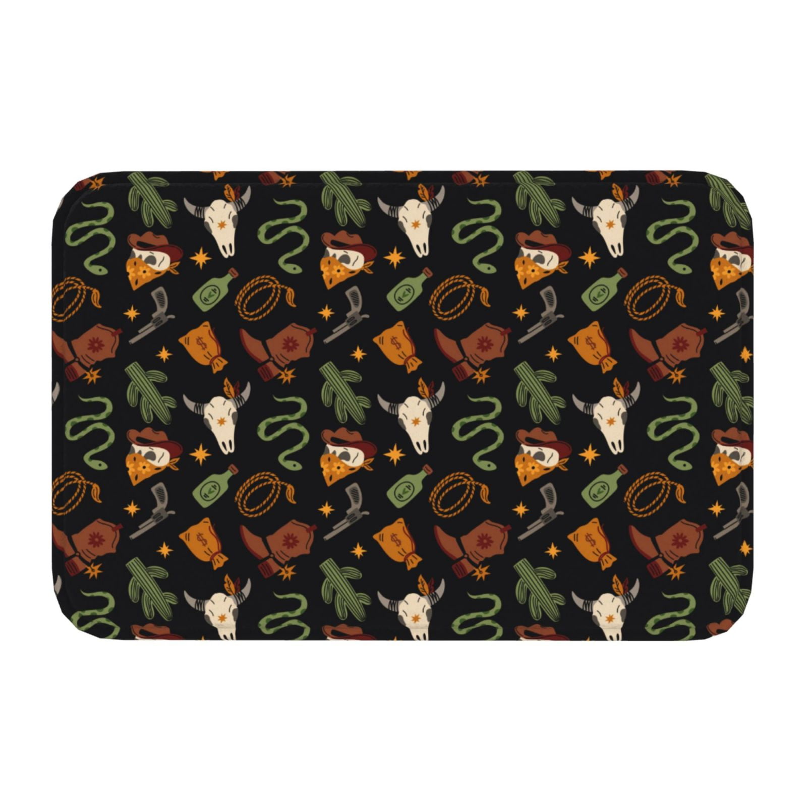 Kdxio Wild West Cowboy,16" x 24", Non-Slip Front Door Mats,Outdoor ...