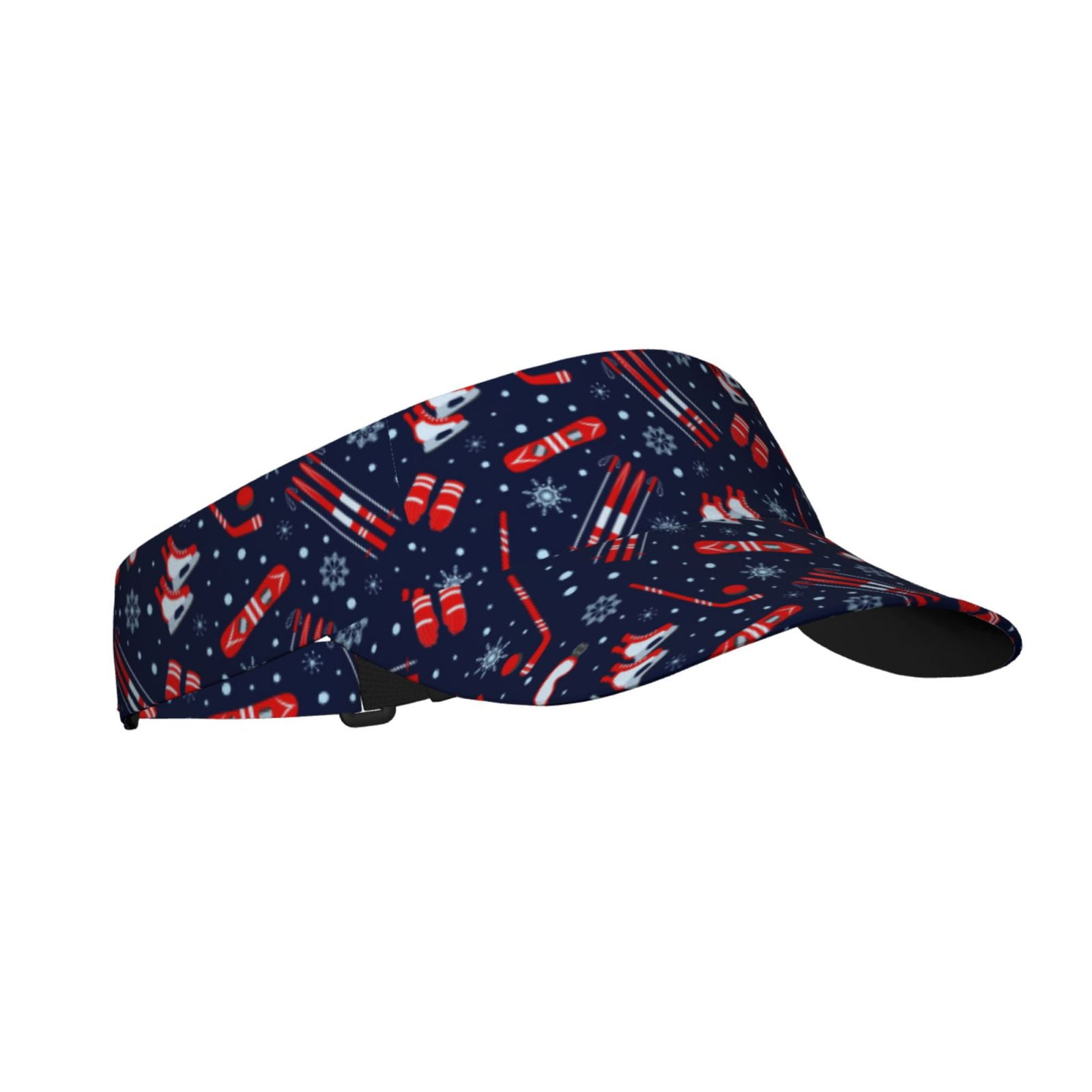 Kdxio Winter Sports Fun Pattern Print Sun Visor Hat Golf Visor ...
