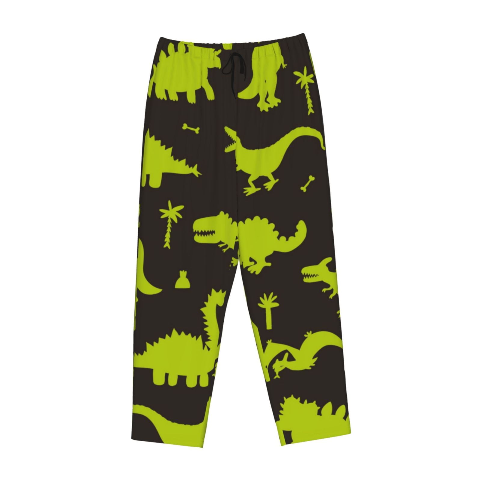 Kdxio Women's Comfy Stretch Cute Cartoon DinosaursPrint Drawstring ...