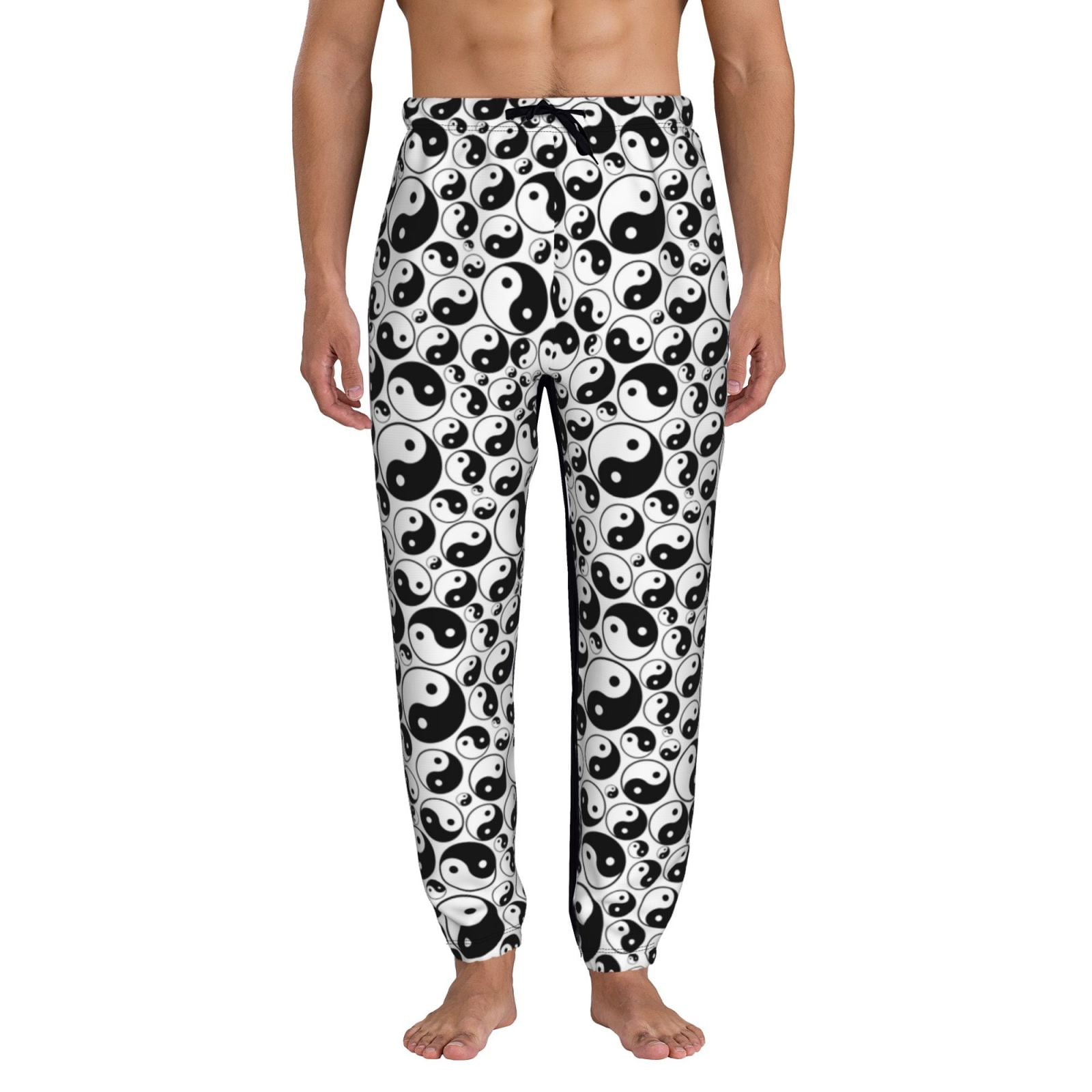Kdxio Yin And Yang Pattern Joggers,Sweatpants for Men with Pockets ...