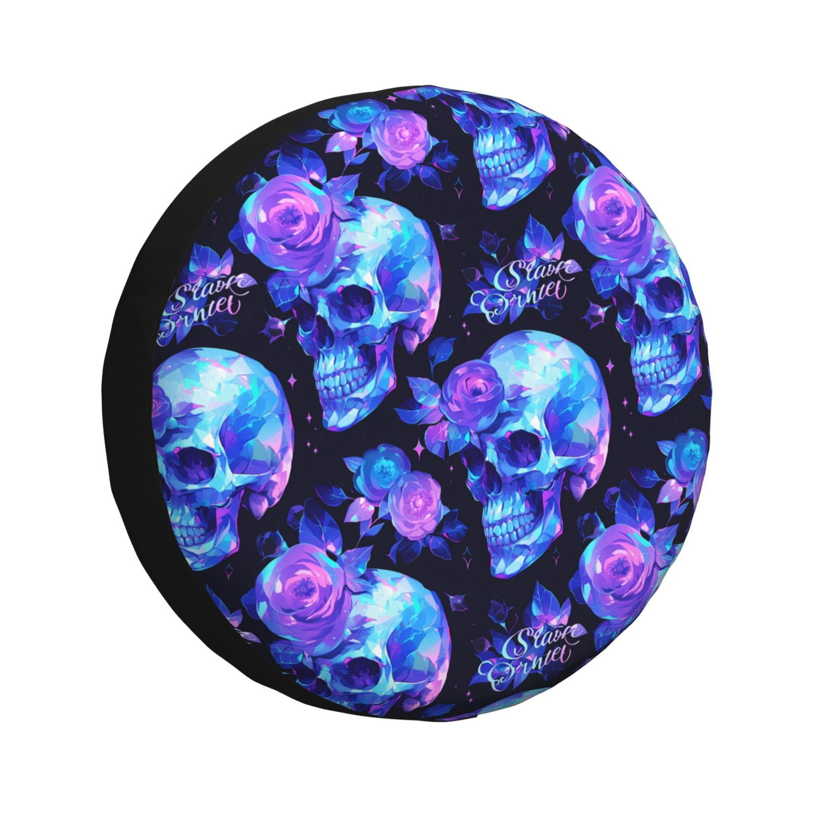 Kdxio cool crystal Skull flower for Tire Cover Wheel Protectors Tyre ...