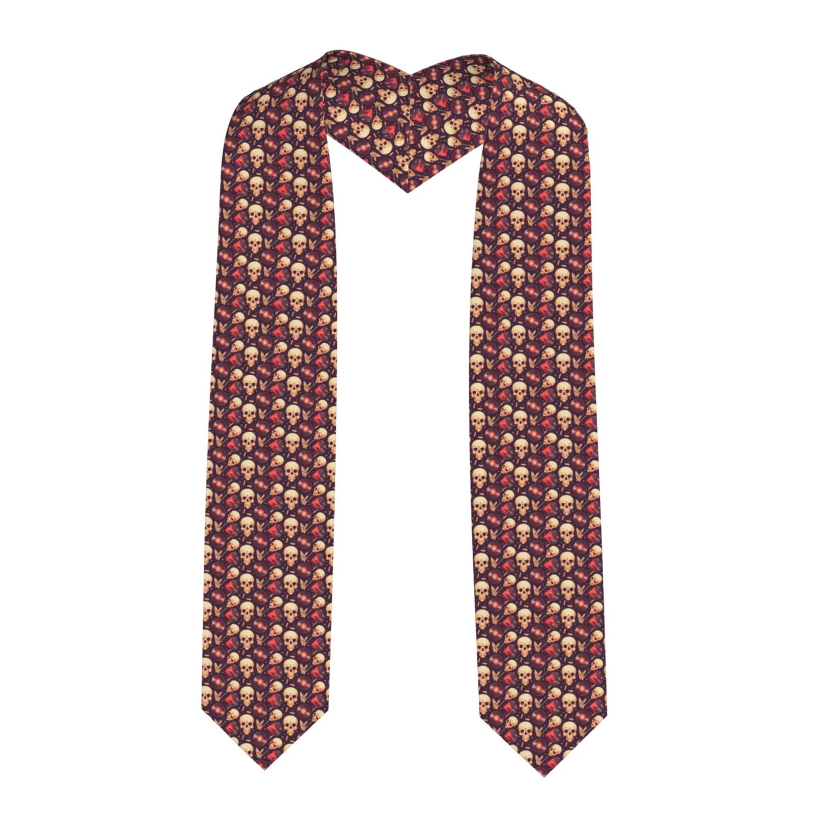 Kdxio cool rock Skull record Graduation Stole Class, Graduation Sash ...