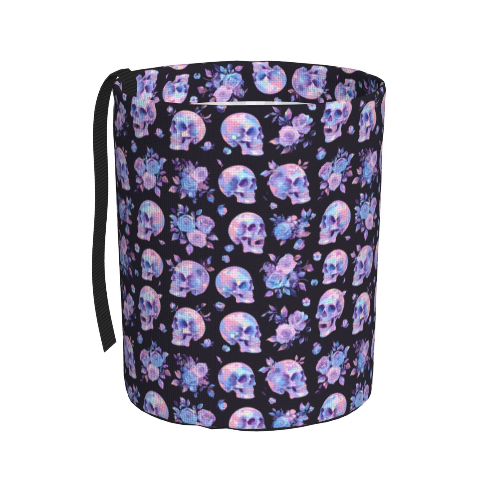 Kdxio flower Skull rose Car Trash Can Garbage Car Accessories Trash Can ...