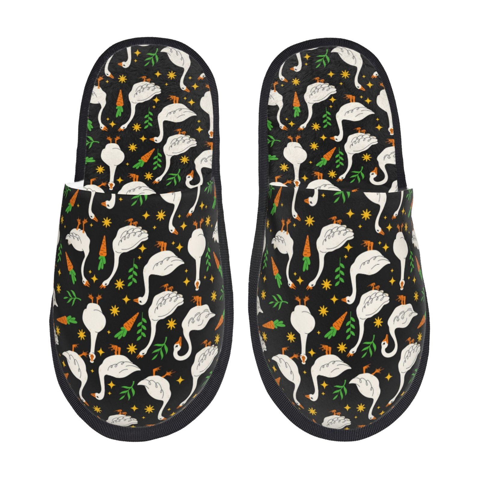 Kdxio funny Goose Slippers Fuzzy House Slippers, Cozy Slippers for ...