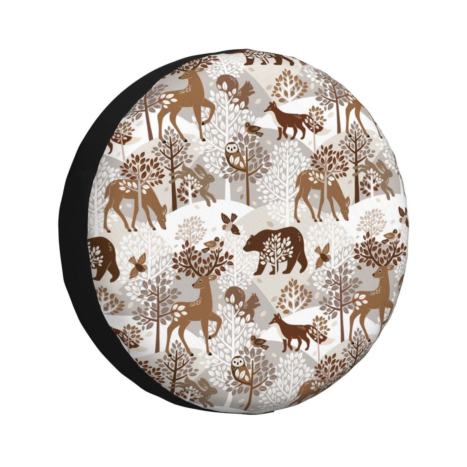 Kdxio leaf Moose fox owls tree for Tire Cover Wheel Protectors Tyre ...