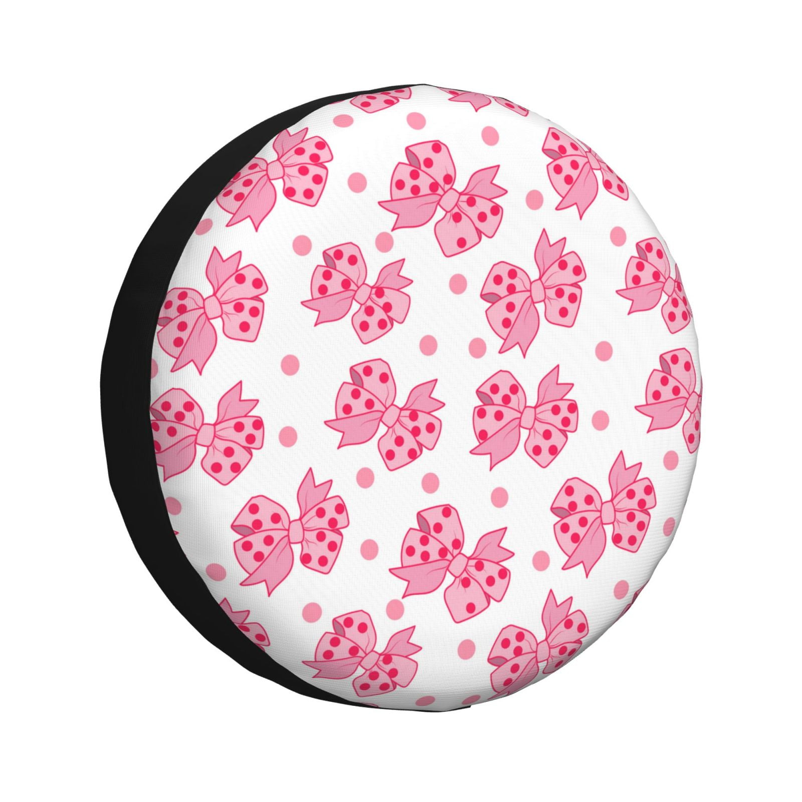 Kdxio pink polka dot bows Tire Cover Wheel Protectors Tyre Covers ...