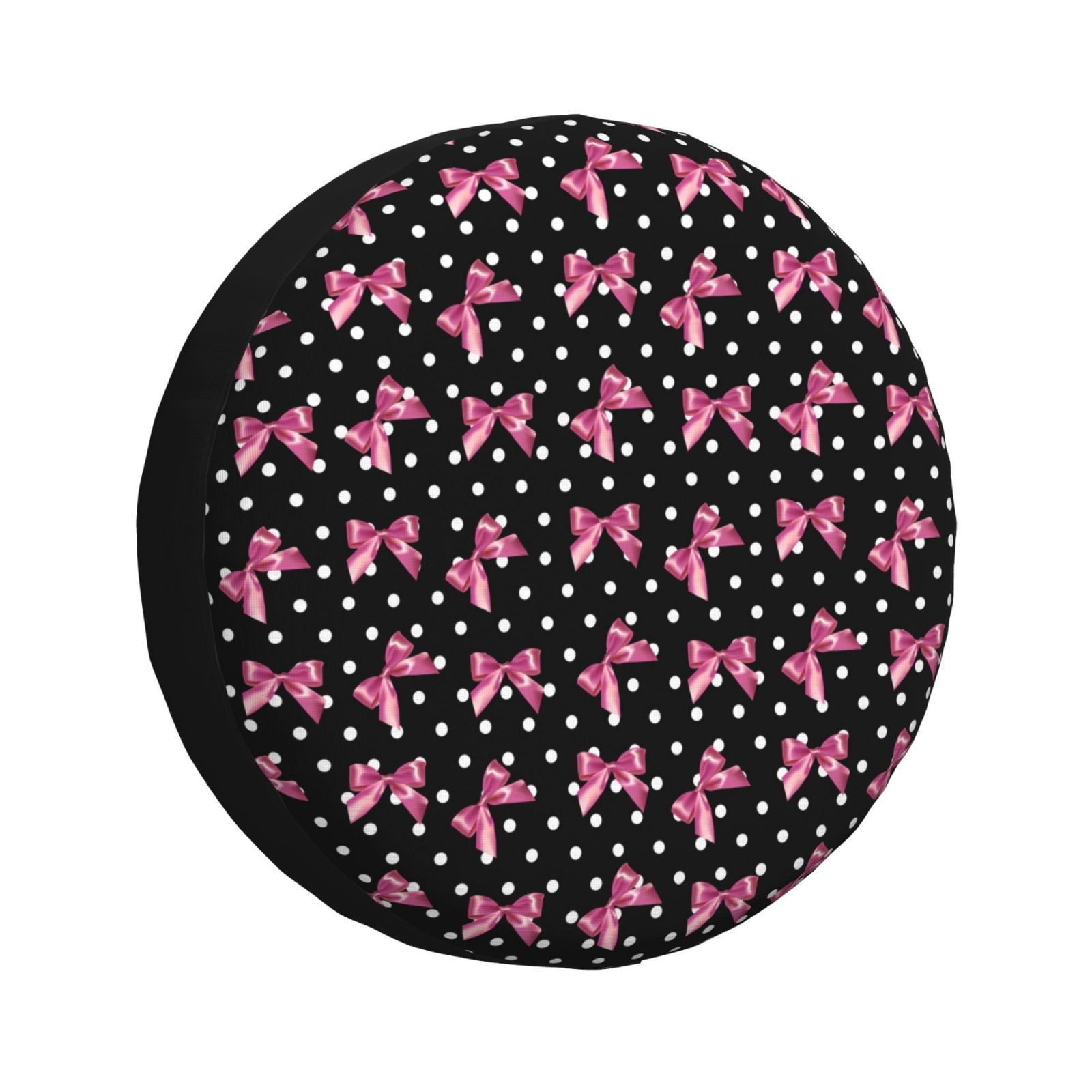 Kdxio polka dot with pink bows Tire Cover Wheel Protectors Tyre Covers ...