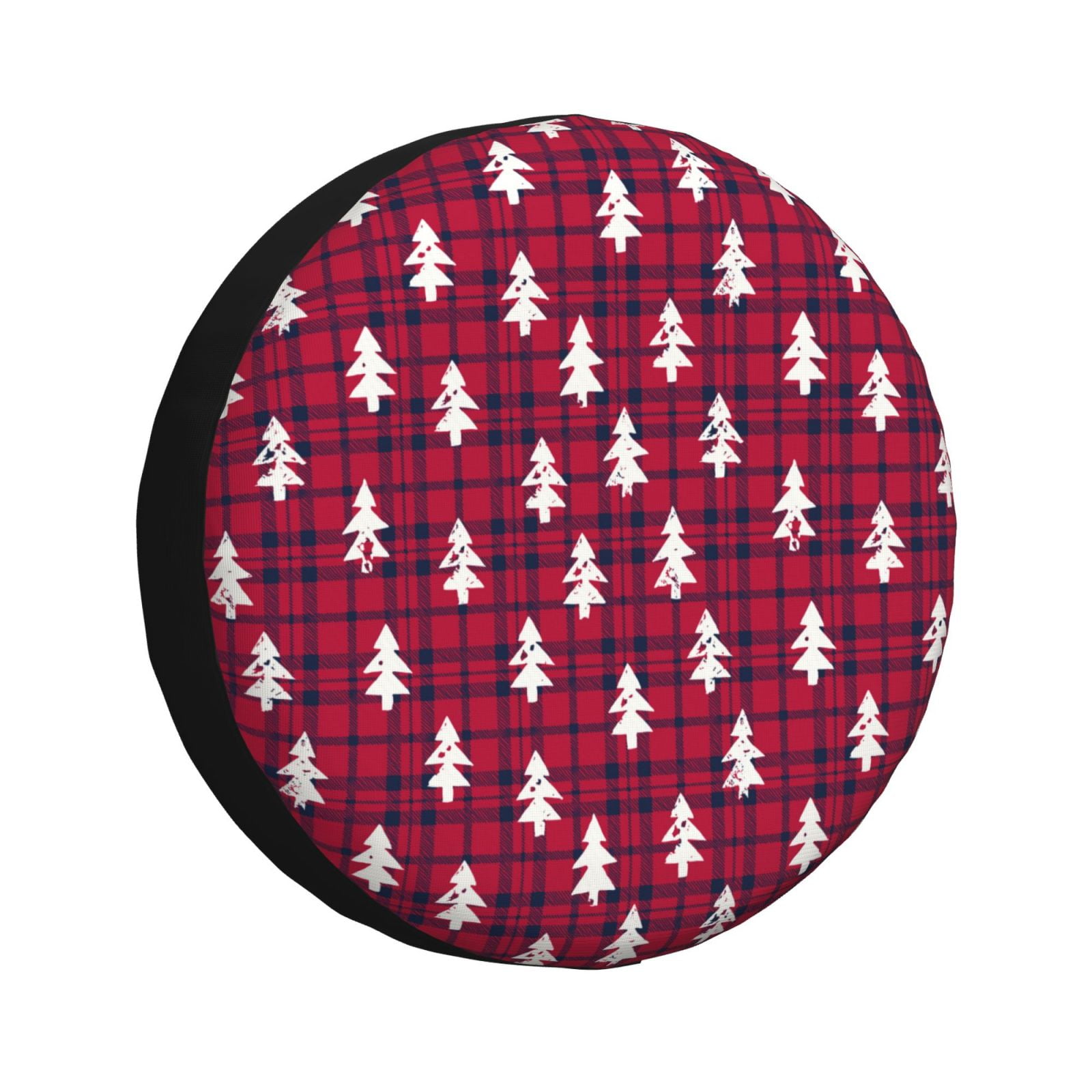 Kdxio white Tree red plaid for Tire Cover Wheel Protectors Tyre Covers ...