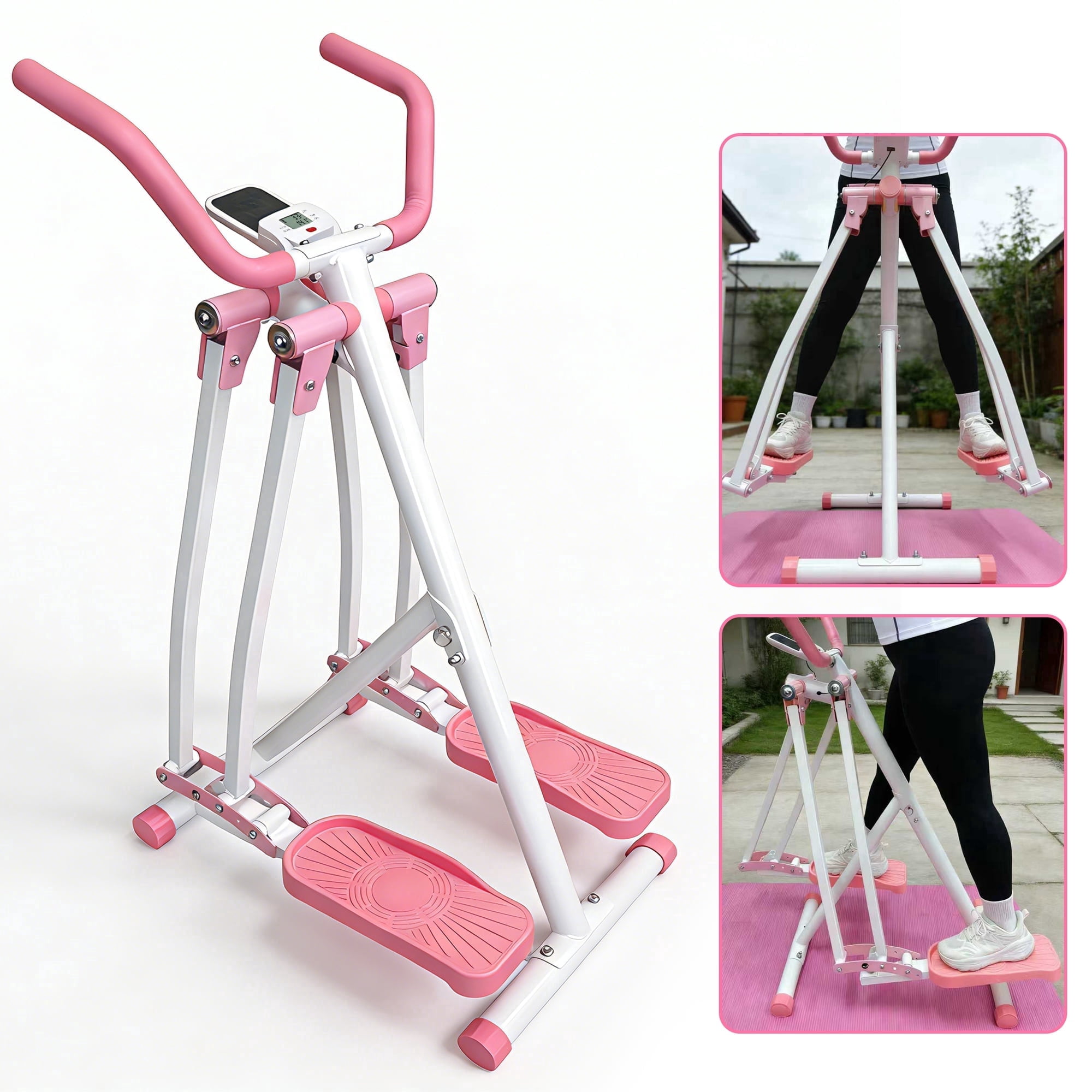 Kdymod Air Walking Elliptical Exercise Machine - Foldable Cardio Cross ...