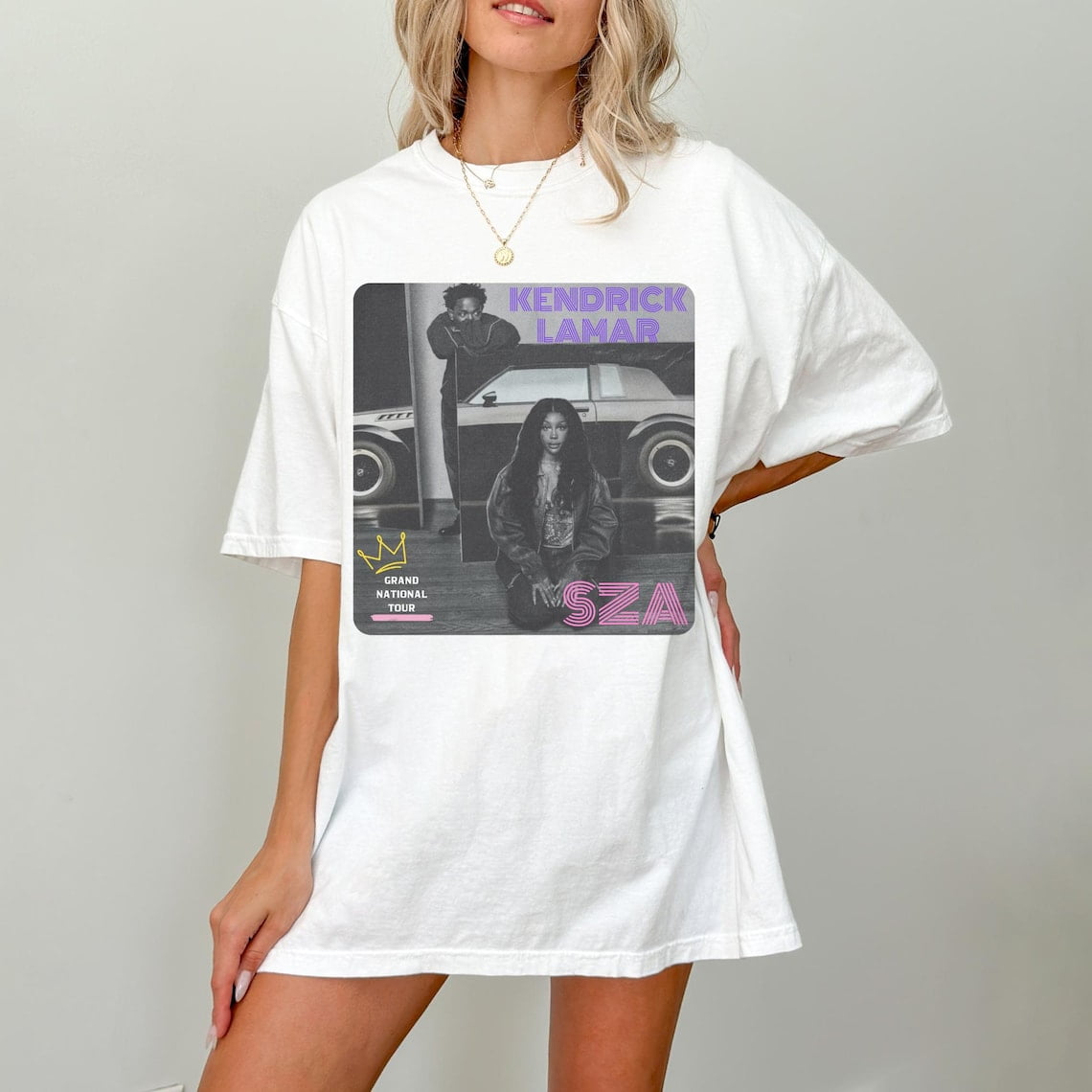 Ke.ndri.ck Lam.ar Shirt, Ken.dri.ck La.m.ar and Szaaa Concert, Vintage Ken.dr.ick La.mar Shirt ...