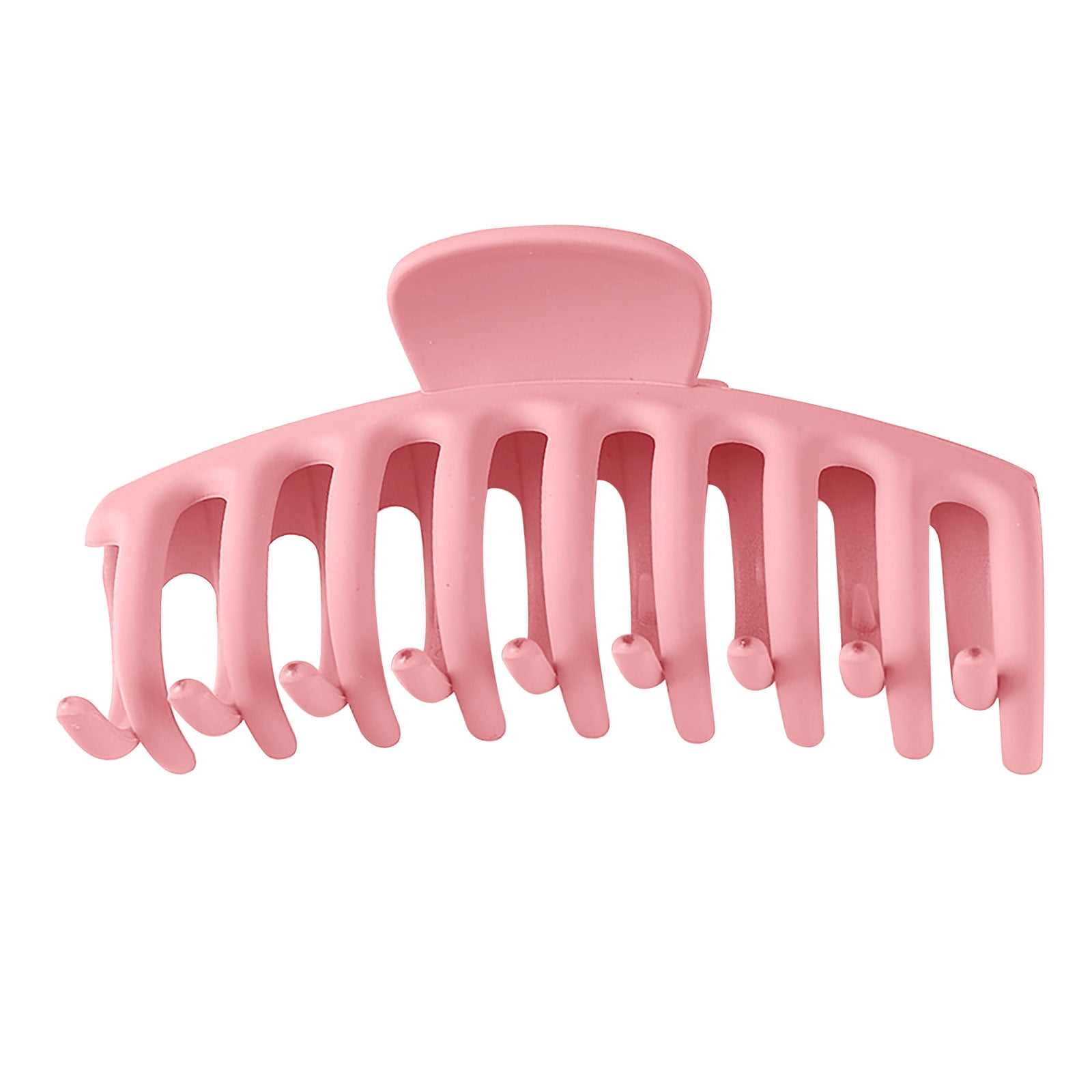 Ke1Clo 10 Color Large Matte Hair Claw Clips Non-Slip Big Hair Clamps ...