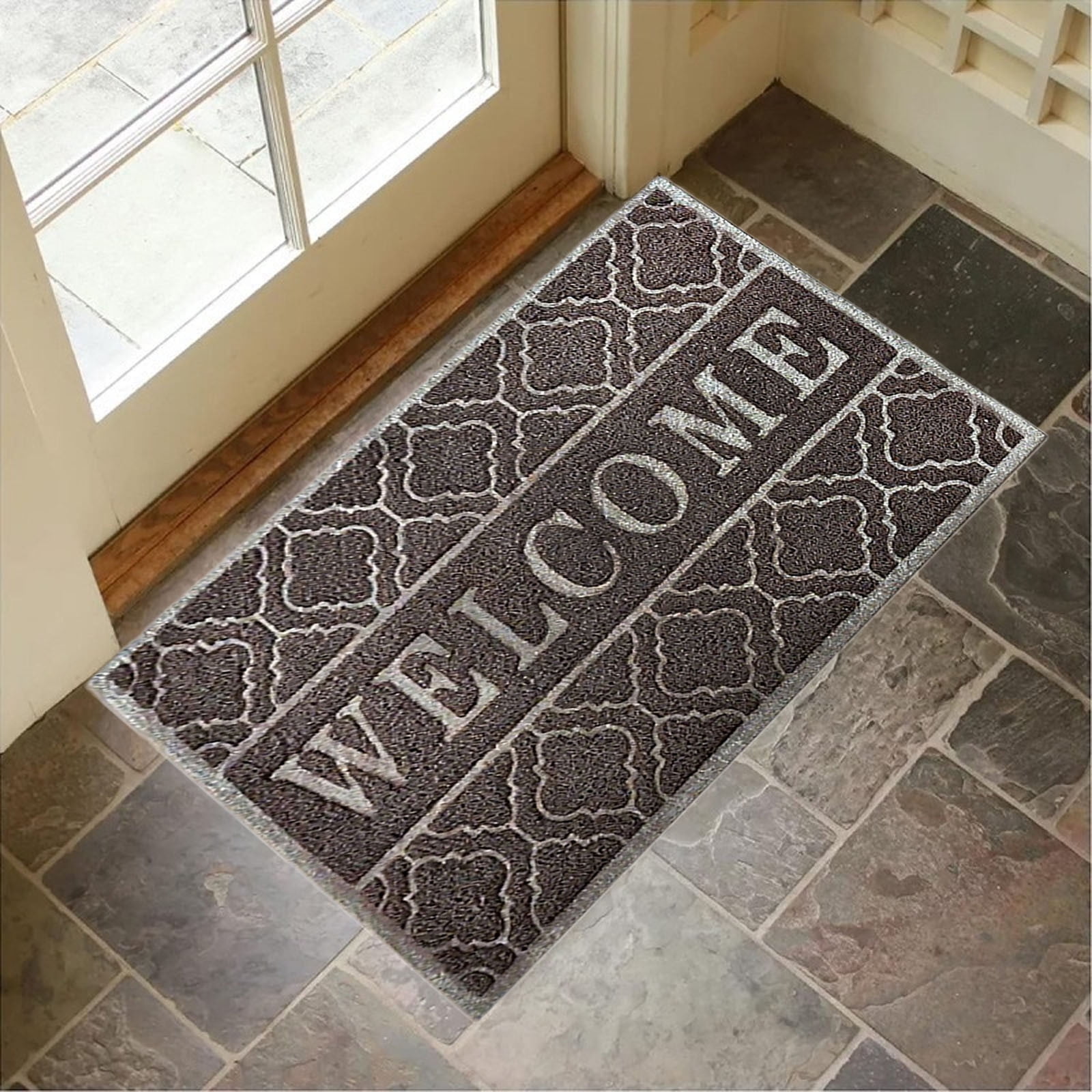Ke1Clo 3D Embossed Welcome Doormat under $5! Non-Slip Entrance Mat ...