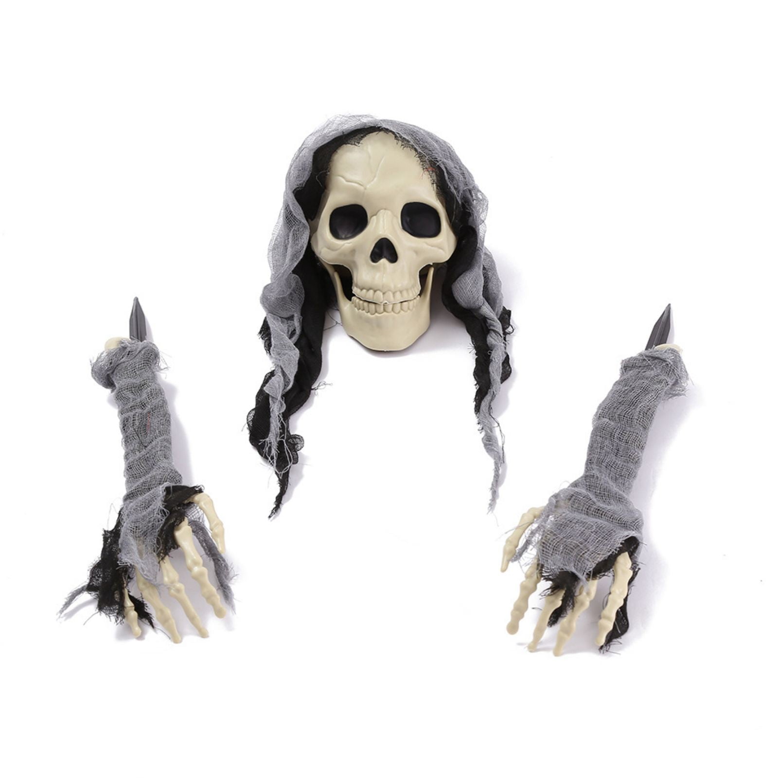 Ke1Clo Halloween Decor under $5! Skull and Skeleton Ground Breakers ...