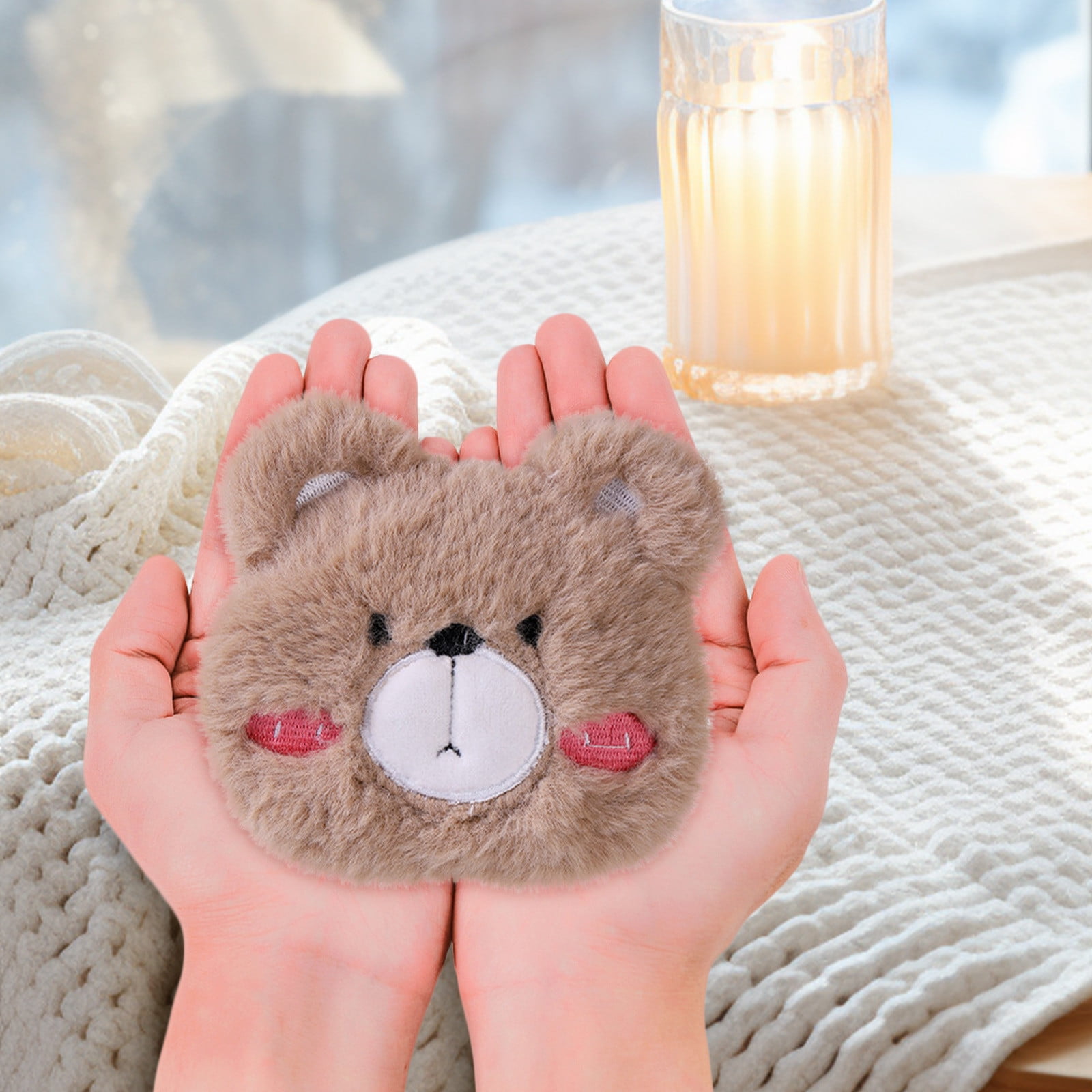 Ke1Clo Hand Warmer Rechargeable, Cute Plush Portable Electric Hand ...