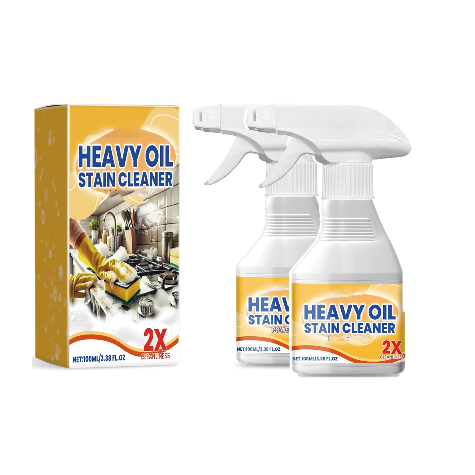 Ke1Clo Kitchen Degreaser Spray, 100ml Heavy Duty Oil Stain Remover ...