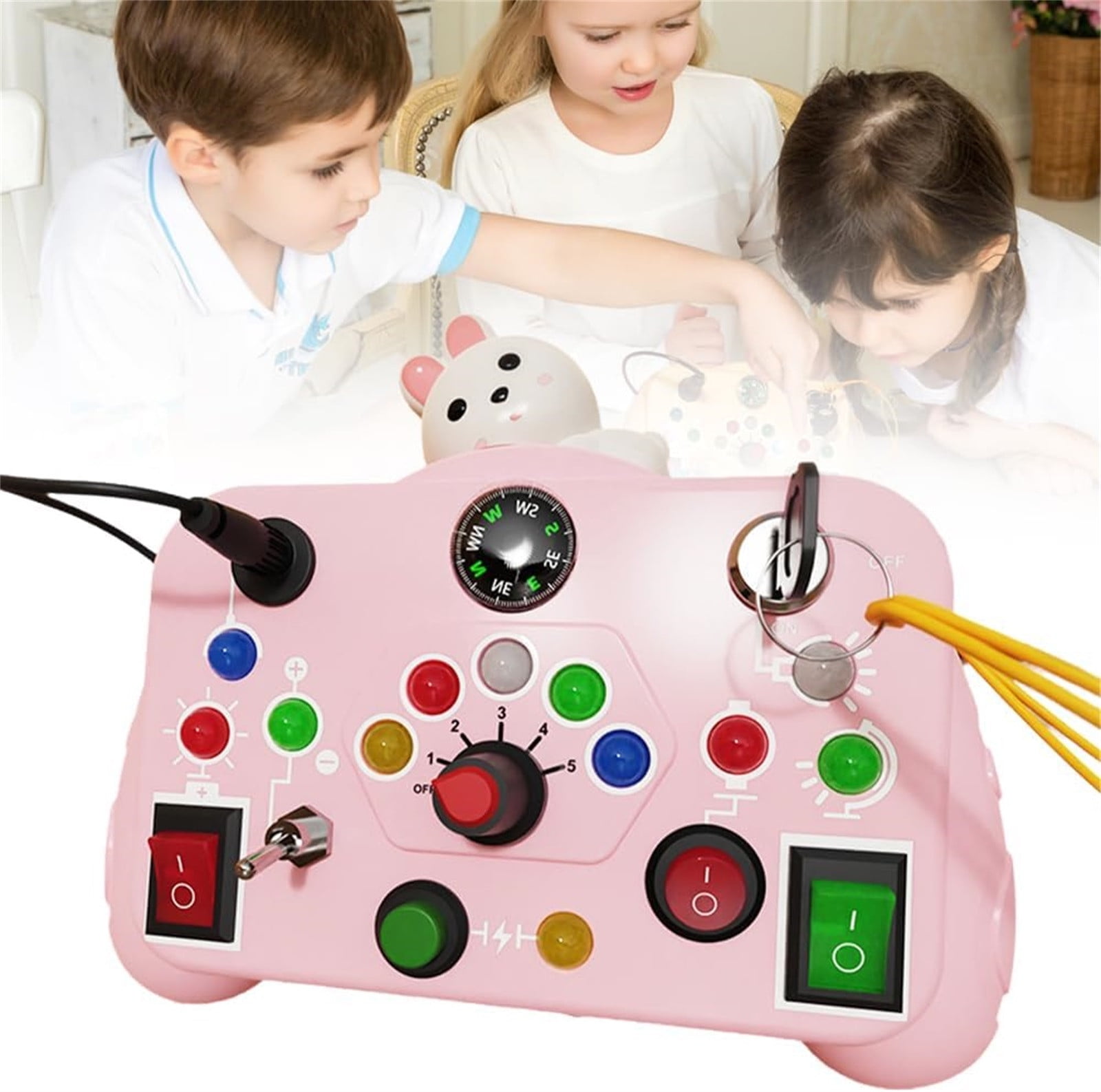 Ke1Clo LED Light Busy Board for Toddlers under $5! Baby Sensory ...