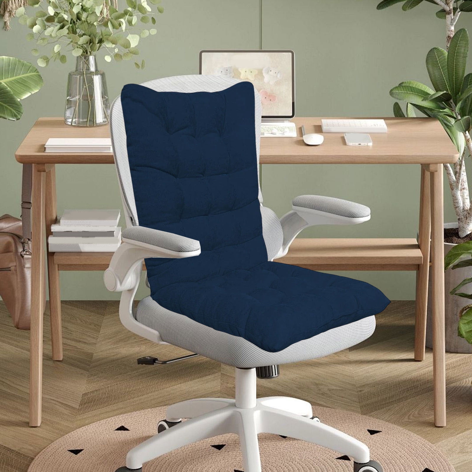 Ke1Clo Rocking Chair Cushion, Indoor Seat Cushions for Home Use Tufted ...