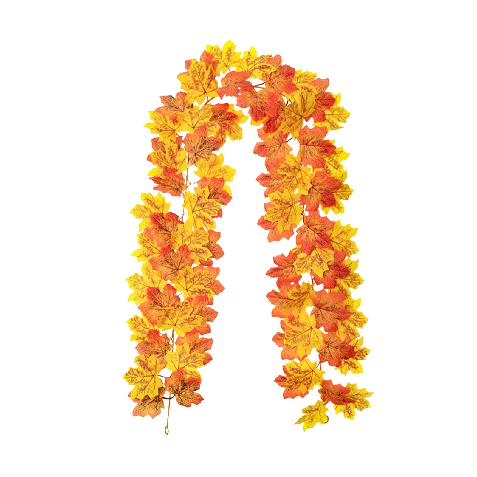 Ke1Clo Simulation Maple Leaf Vines under $5! Artificial Fake Leaves for ...