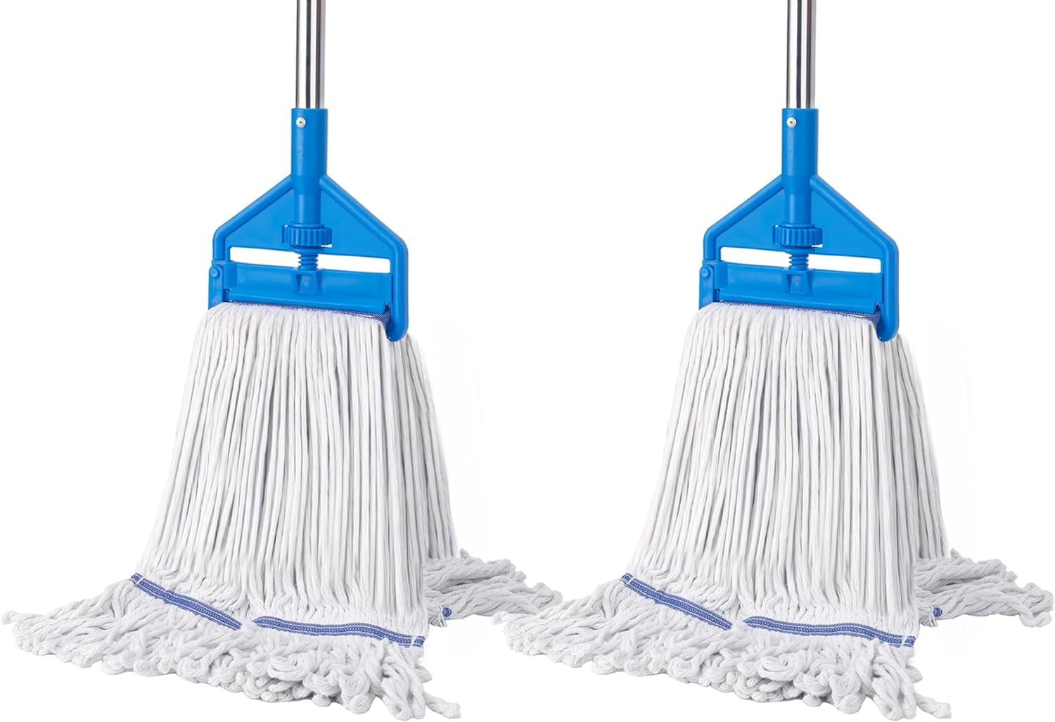 KeFanta Commercial Mop 60 inch Heavy Duty Industrial Wet Mops with Long ...