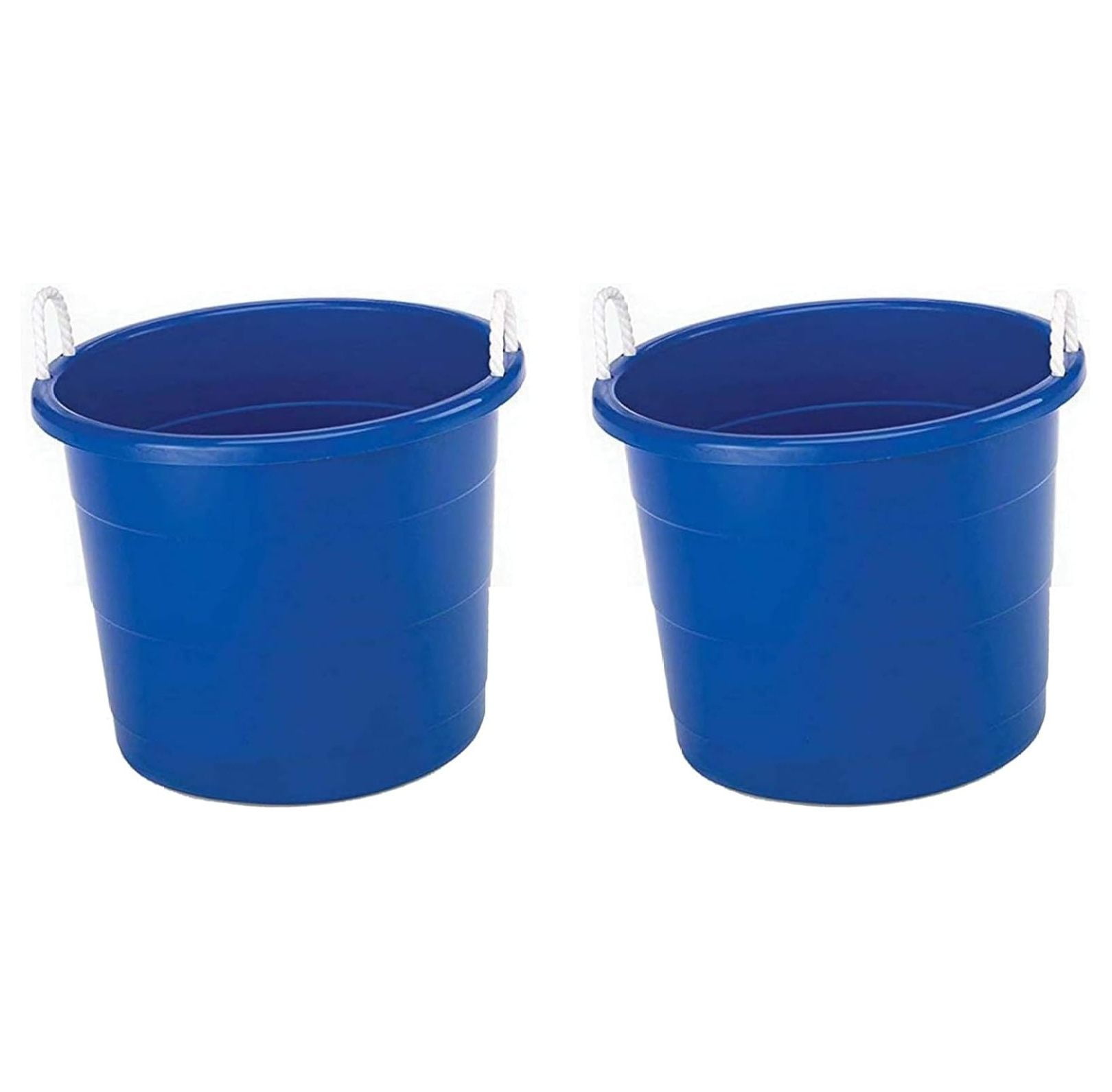 KeLiang 17 Gallon Plastic Multipurpose Utility Storage Bucket Tub with ...