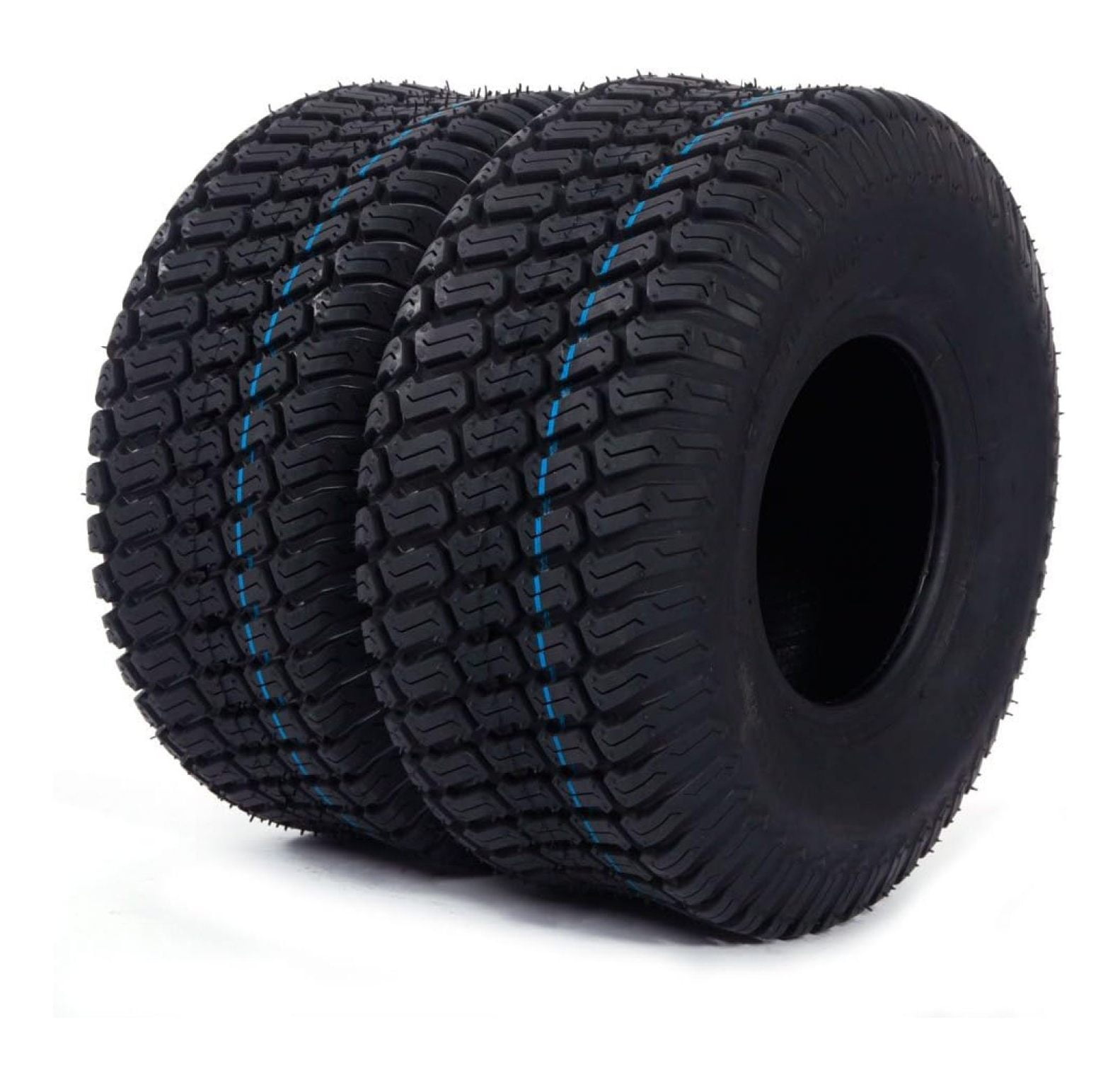 KeLiang 2pc Lawn Mower Tractor Cart Turf Tires 15x6.00-6 Turf Master ...