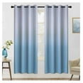 KeLiang Grommet Ombre Room Darkening Curtains 72 inch Length 2 Panels ...