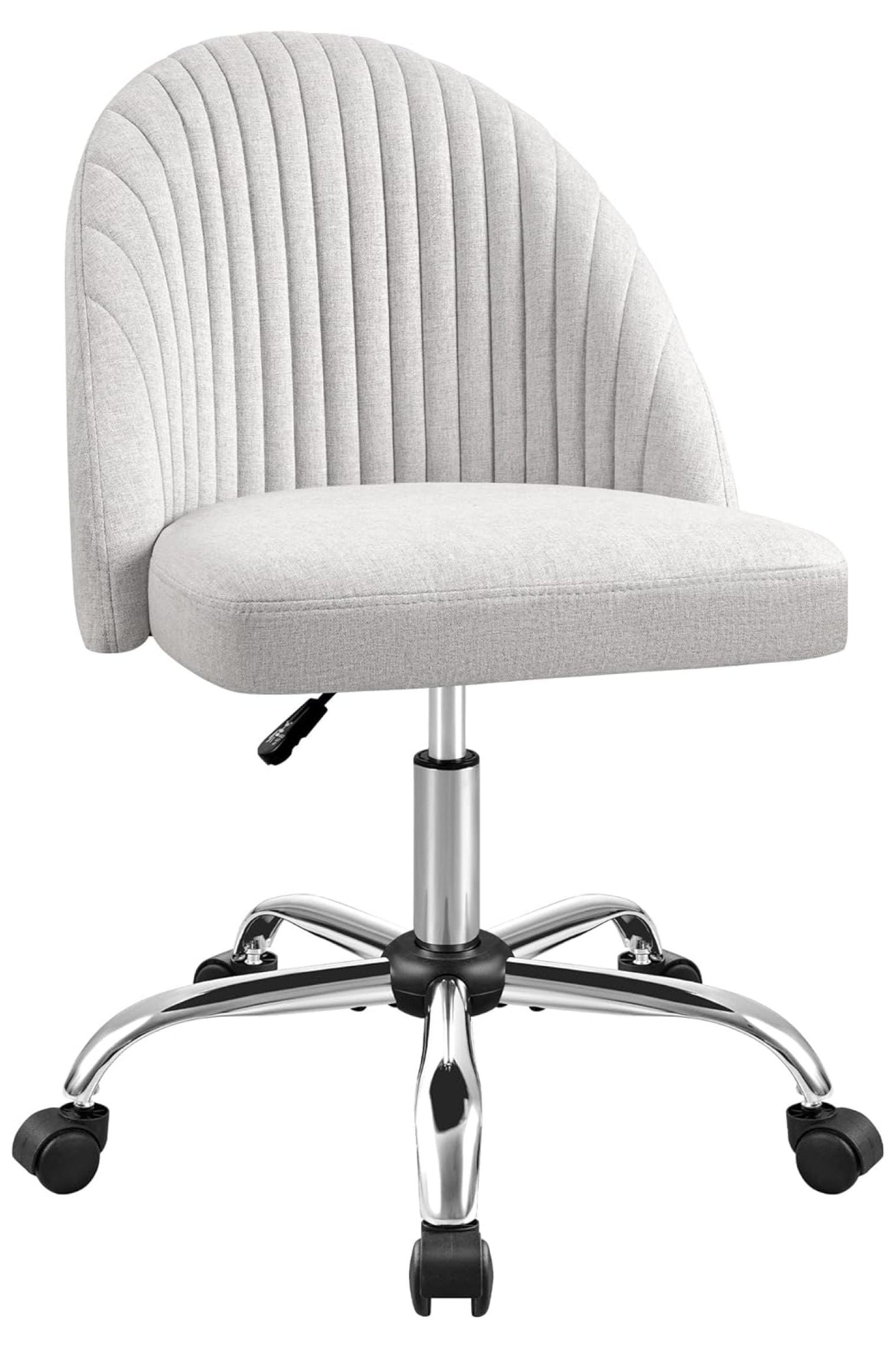 KeLiang Office Chair Armless Cute Desk Chair Modern Adjustable Swivel ...