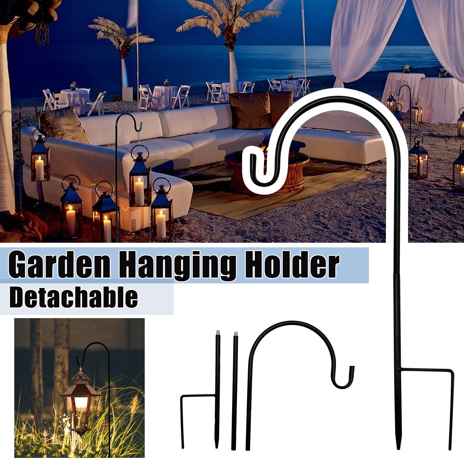 KeShDi 2024 New Trend Summer Shepherd-Hooks for Bird-Feeder Lantern ...