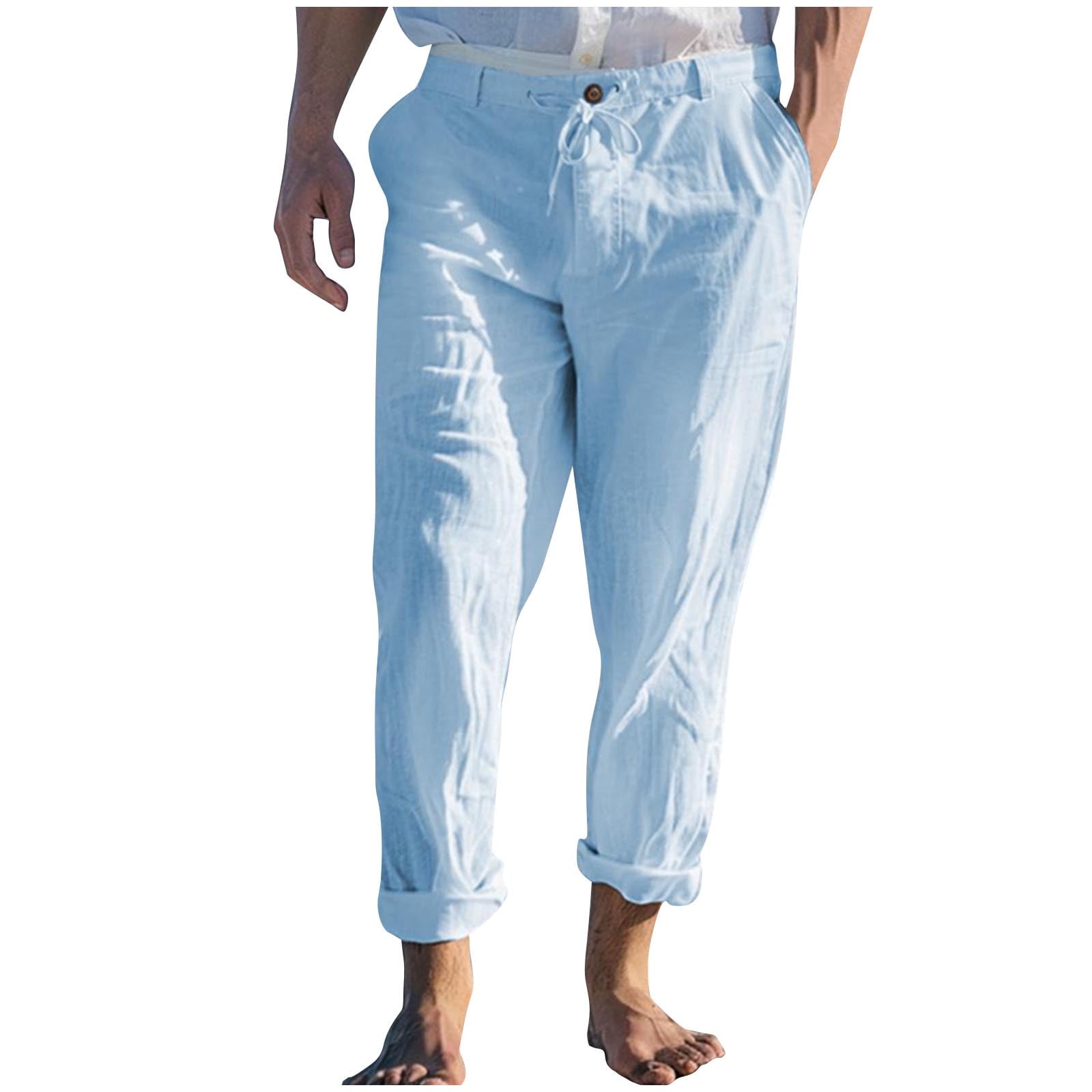 KeShDi Mens Workout Pants Men’S Sweatpants Men Solid Casual Multiple ...
