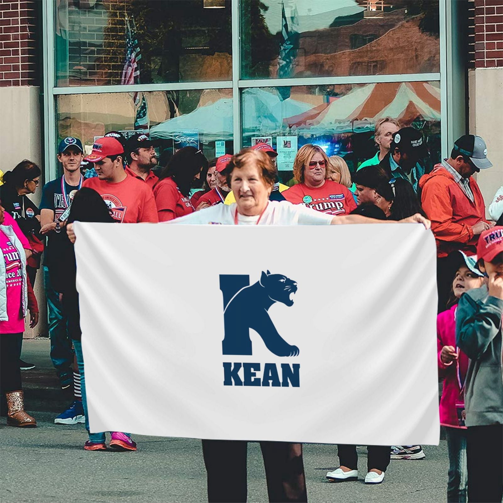 Kean University Logo Banner Breeze Flag Outdoor Flags Home Flag Garden ...