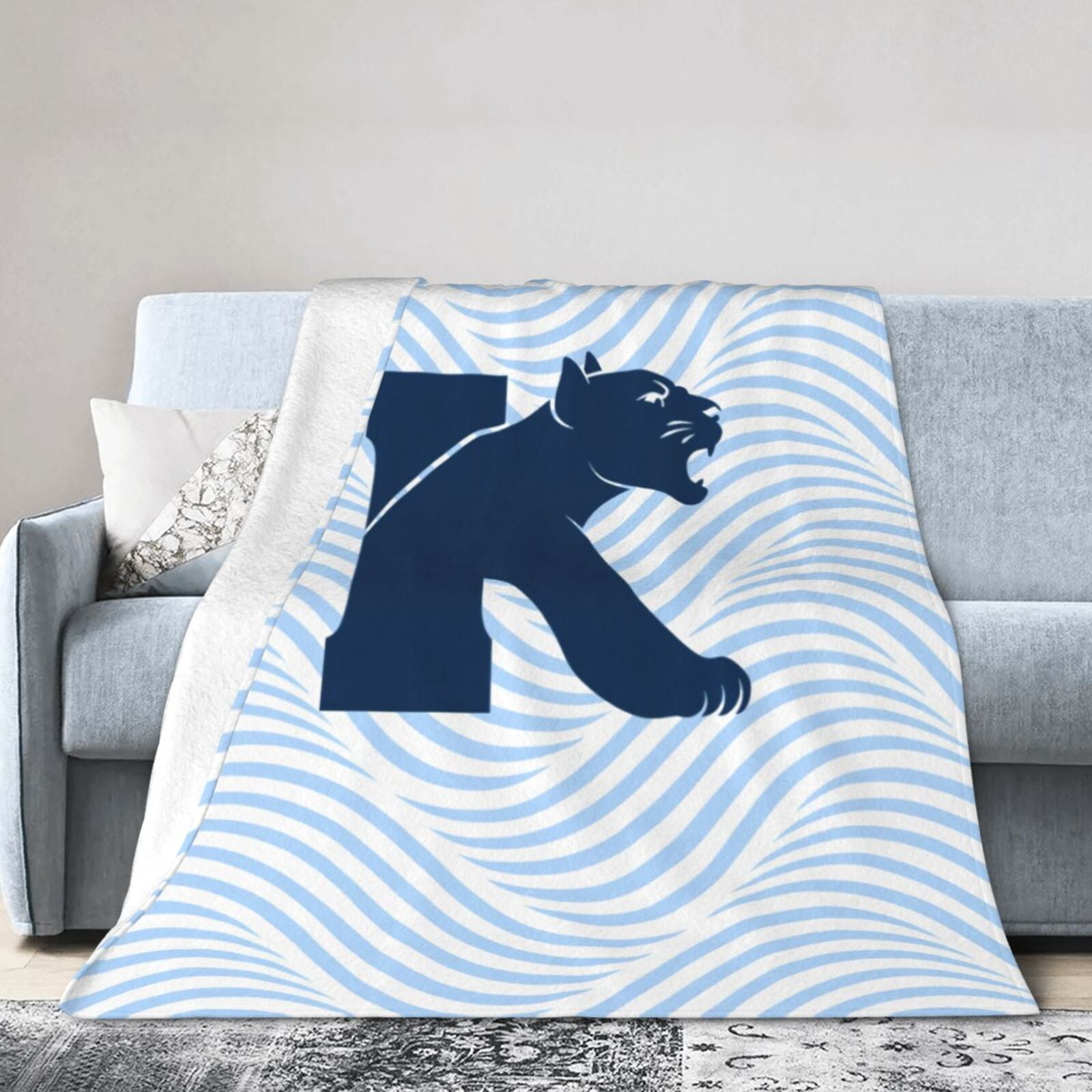 Kean University Logo Fleece Blanket, Very Soft Microfiber Flannel ...