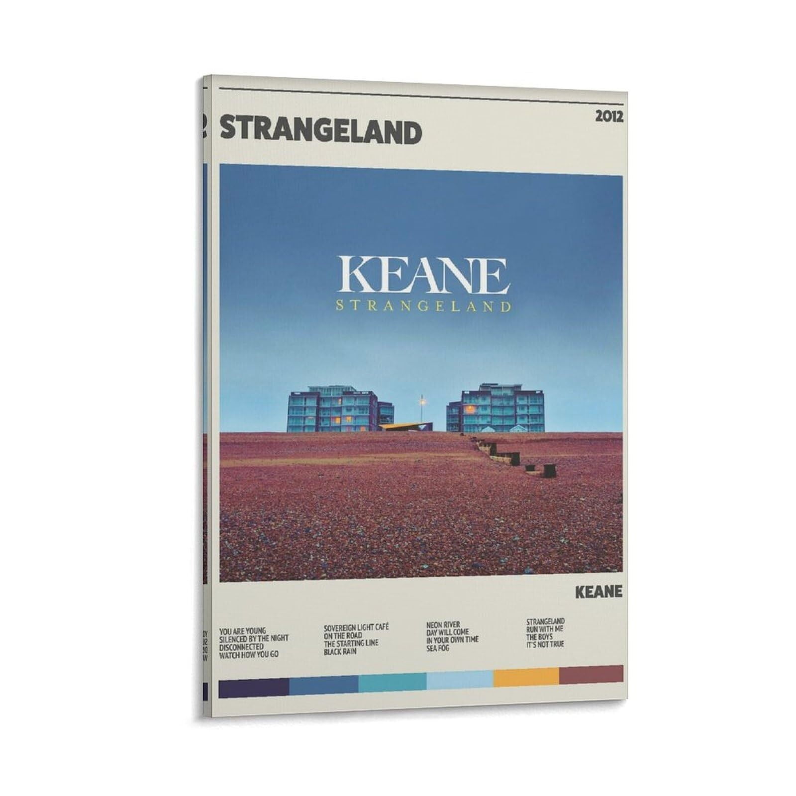 Keane - Strangeland Keane - Canvas Poster Bedroom Decoration Landscape Office Valentine's ...