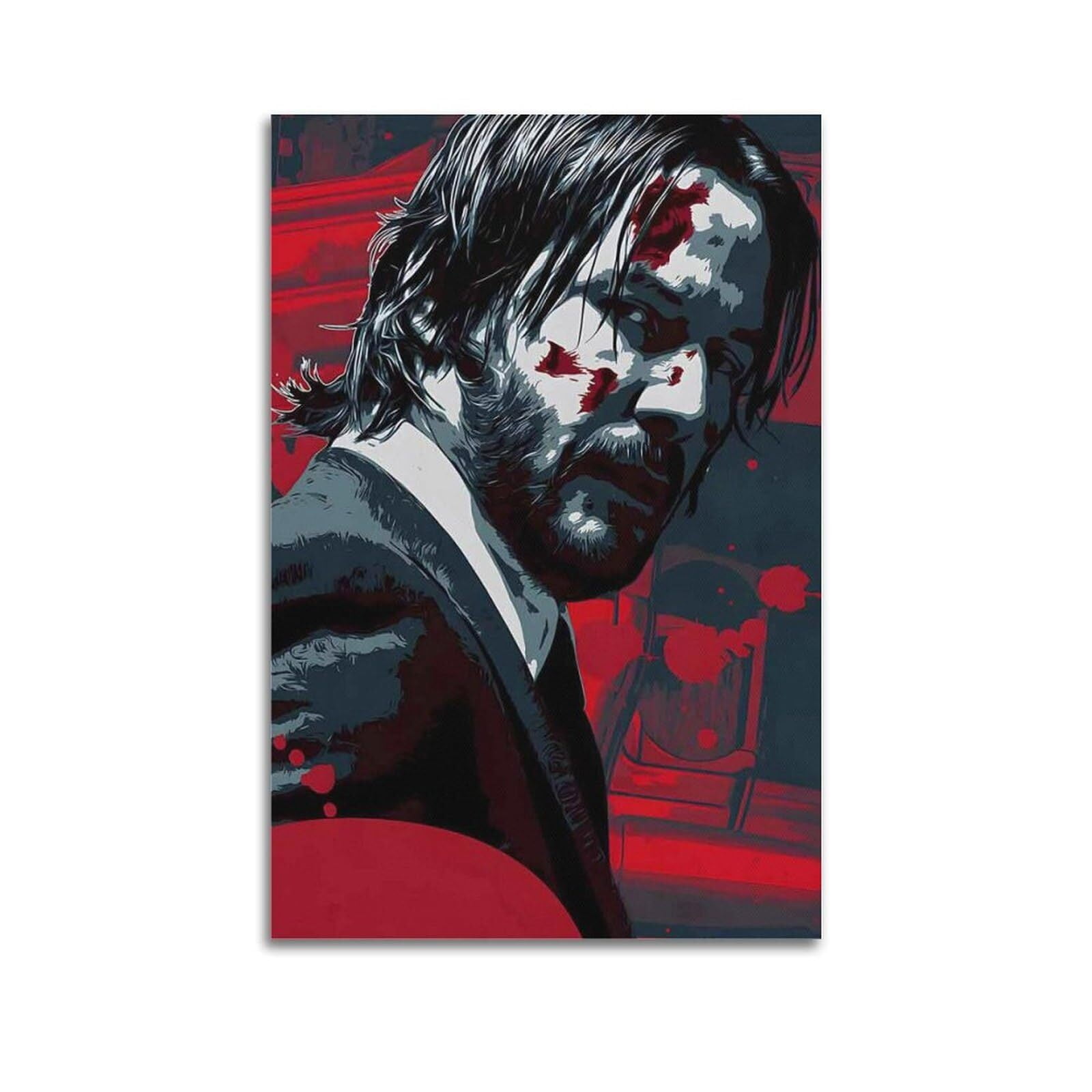 Keanu Reeves Art Poster Posters Aesthetic Canvas Posters Room Bedroom ...