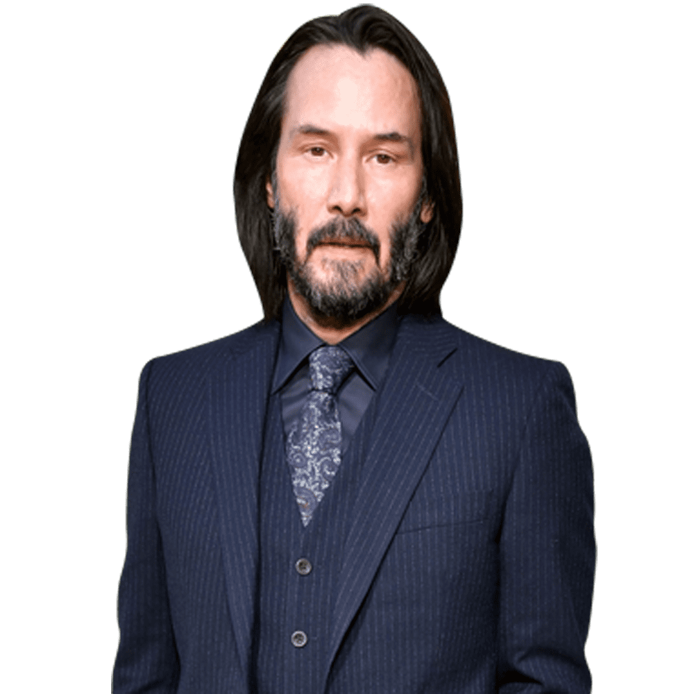 Keanu Reeves (Blue Suit) Half Body Buddy Cutout - Walmart.com