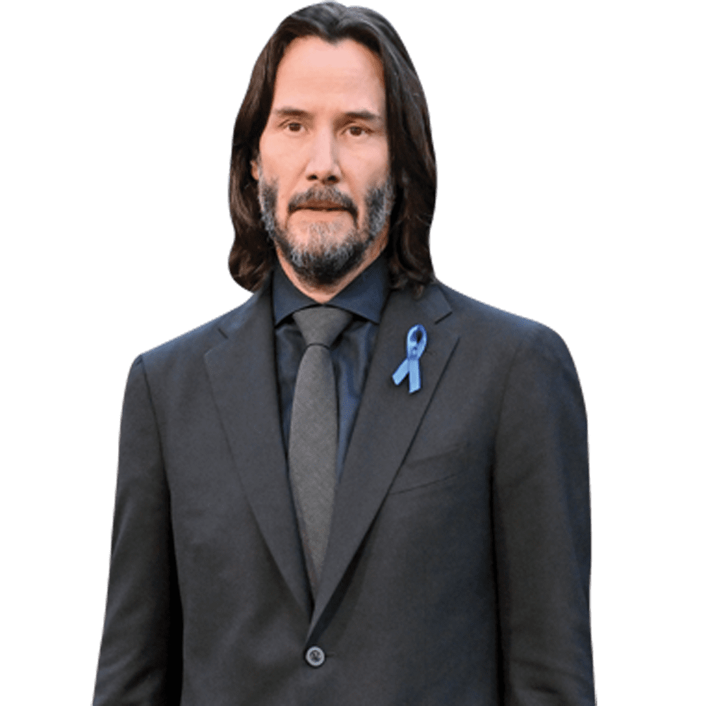 Keanu Reeves (Brown Shoes) Half Body Buddy Cutout - Walmart.com