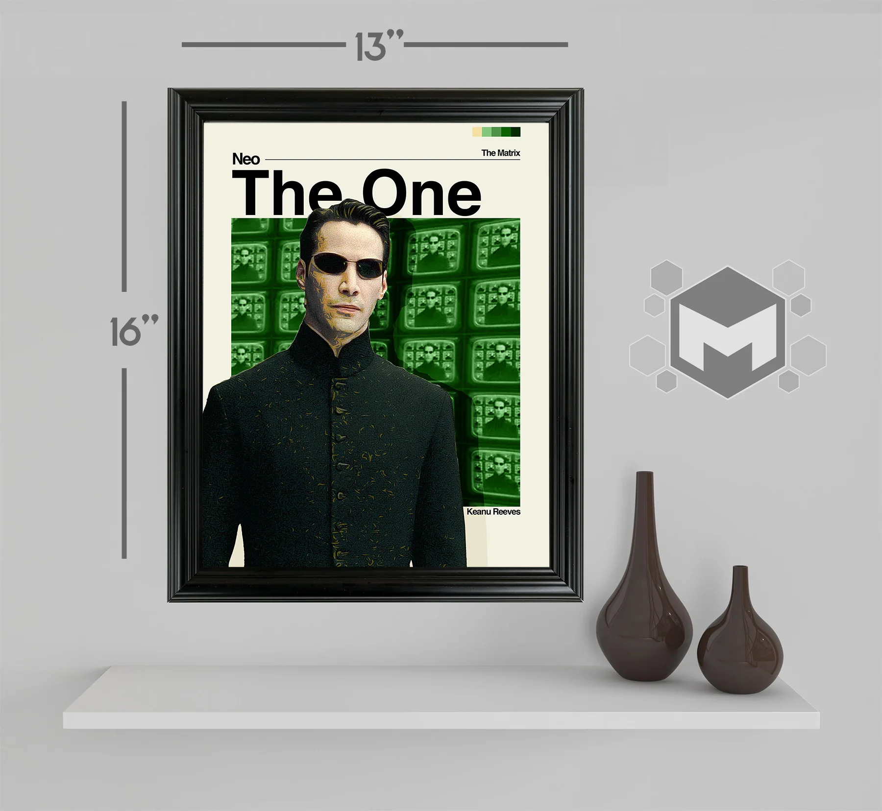 Keanu Reeves Framed Sports Art Photo by Thomas Maxwell - Walmart.com