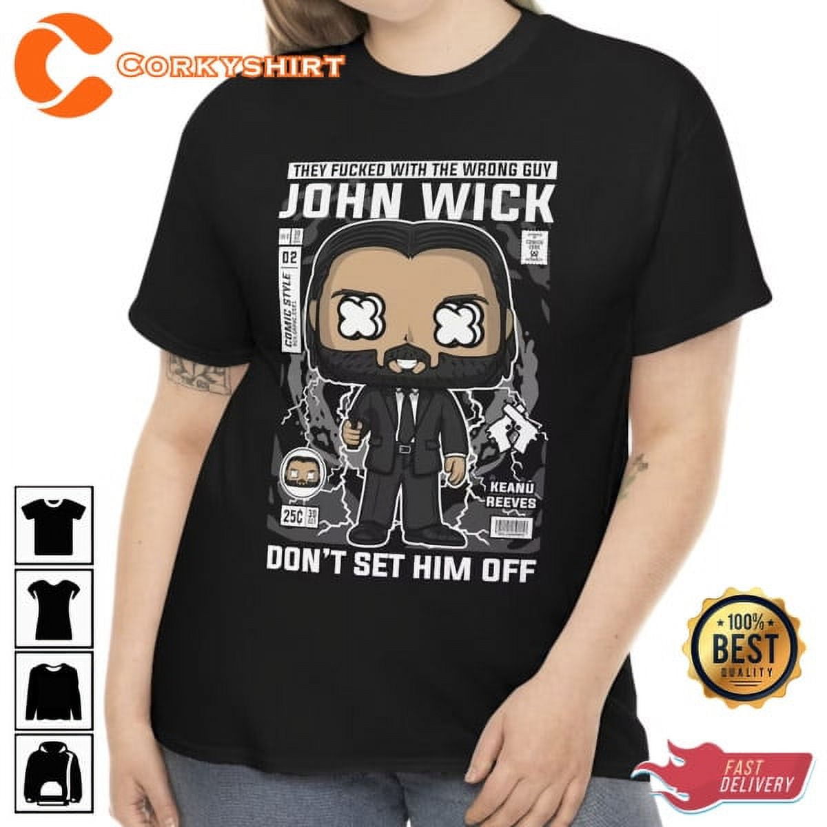 Keanu Reeves John Wick Chapter 4 Comming Soon Tee - Walmart.com