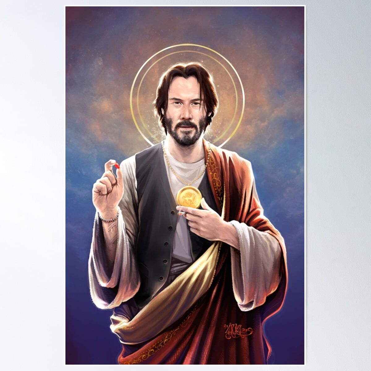 Keanu Reeves, Saint Keanu Of Reeves, Keanu Reeves Original Religious ...