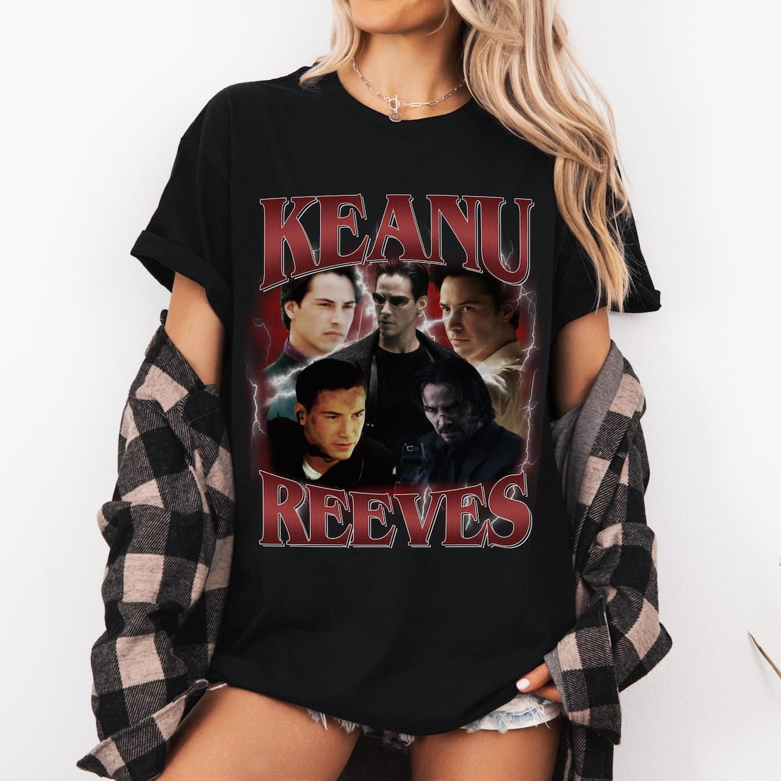 Keanu Reeves Shirt, Matrix, Point Break, Speed, Cyberpunk, John Wick ...