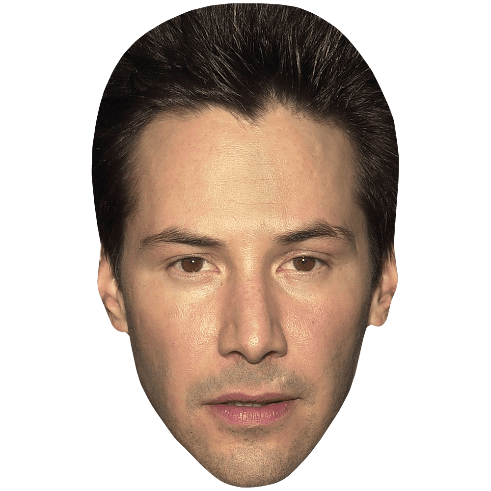 Keanu Reeves (Young) Flat Cardboard Face - Walmart.com