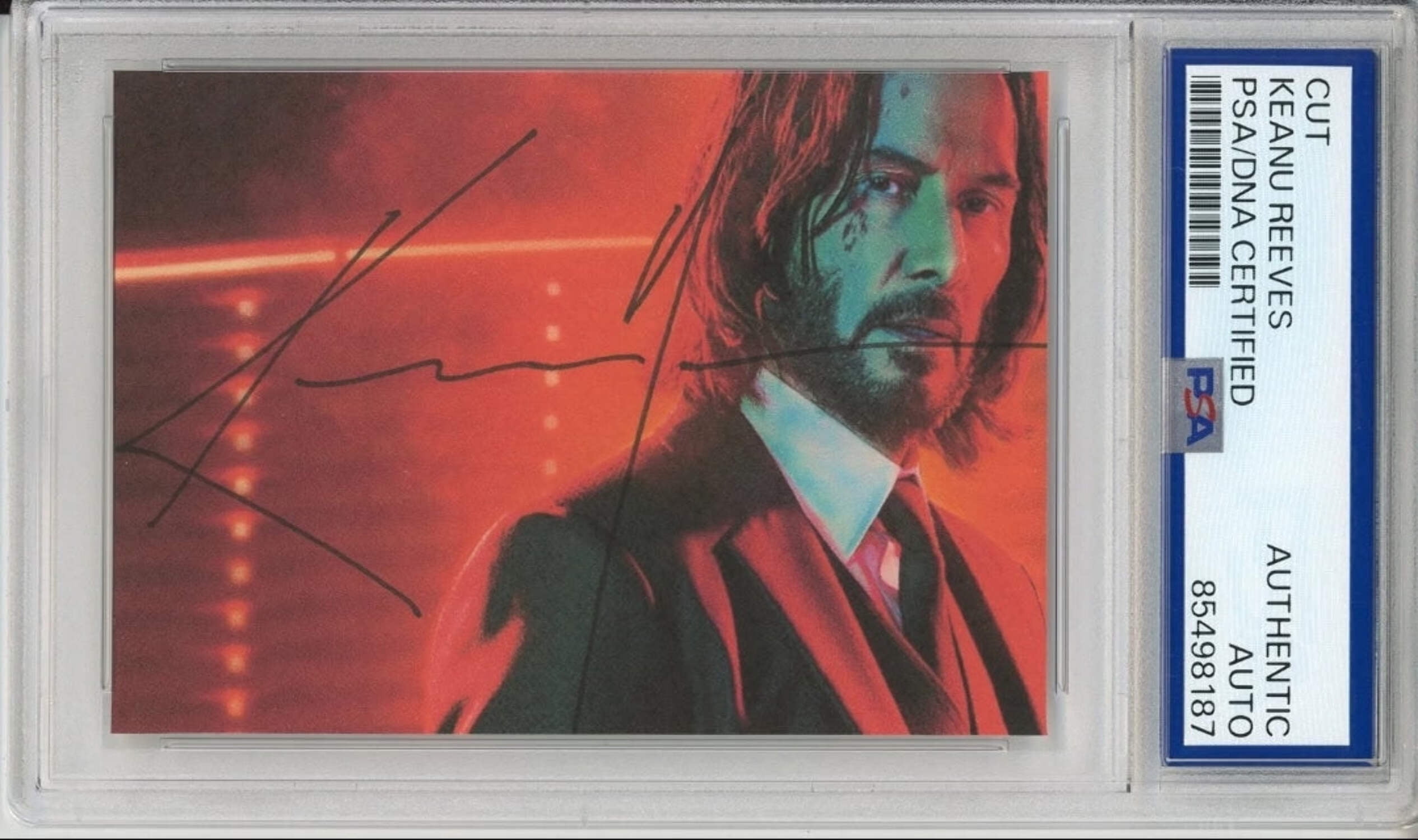 Keanu Reeves autograph custom framed with John Wick 8x10 movie photo ...