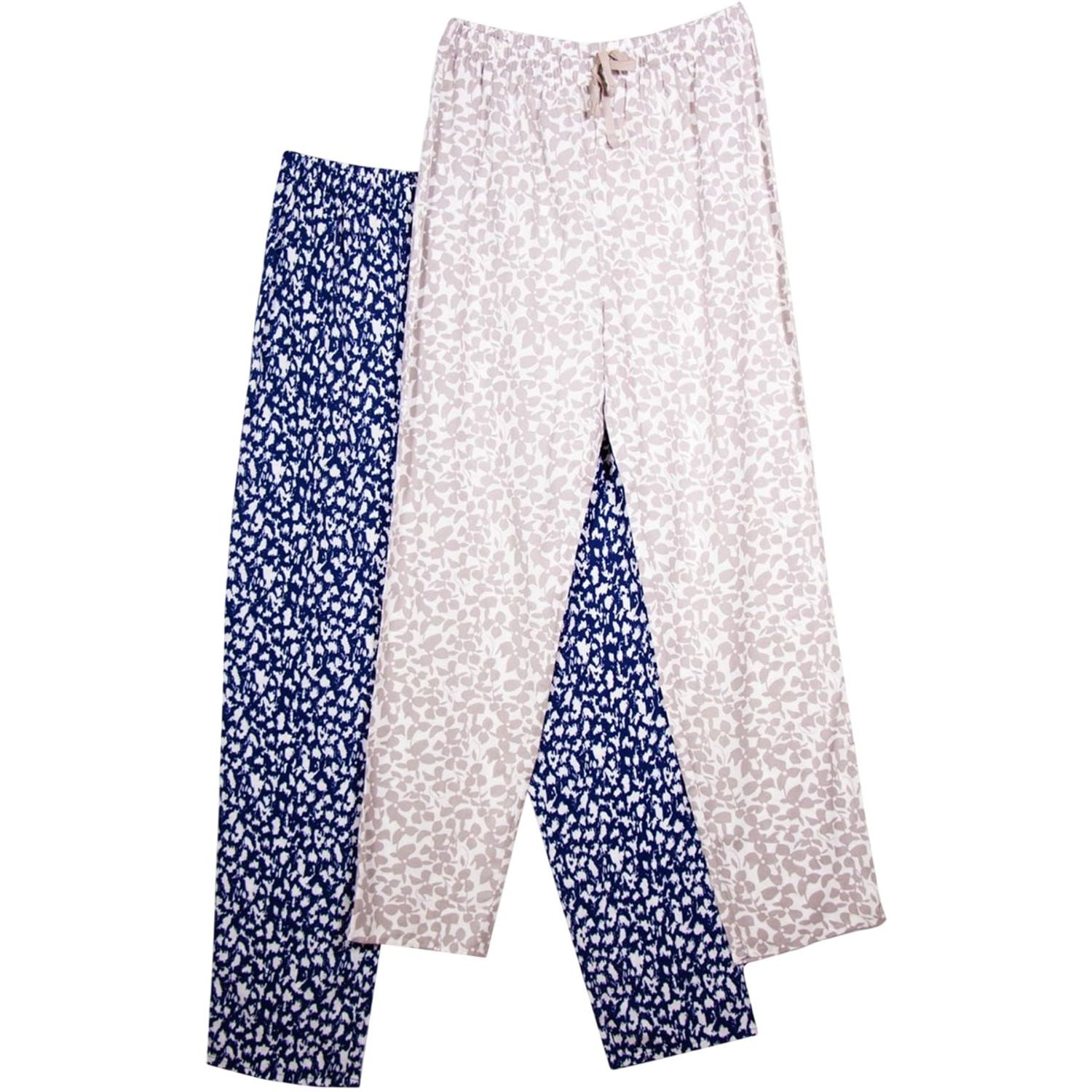 Keanu Womens Viscose Pajama Bottoms (Pack of 2) - Walmart.com