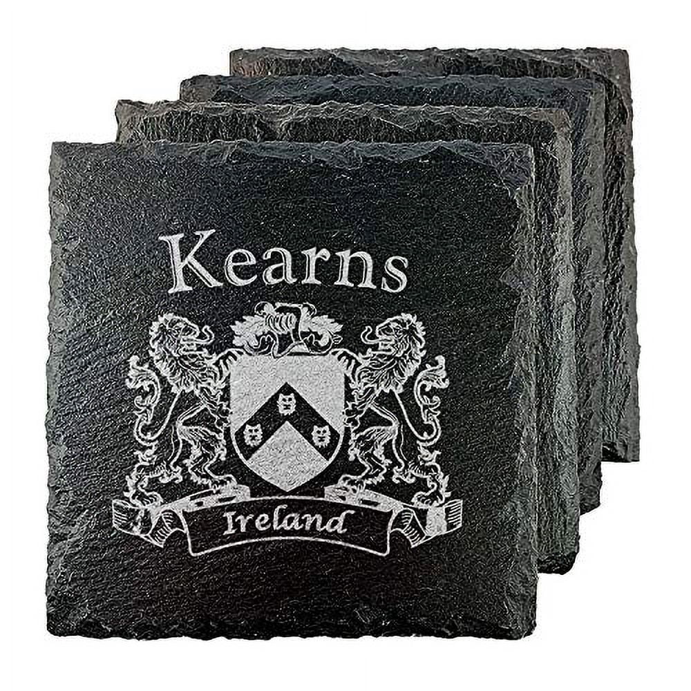 Kearns Irish Coat of Arms Slate Coasters - Set of 4 - Walmart.com