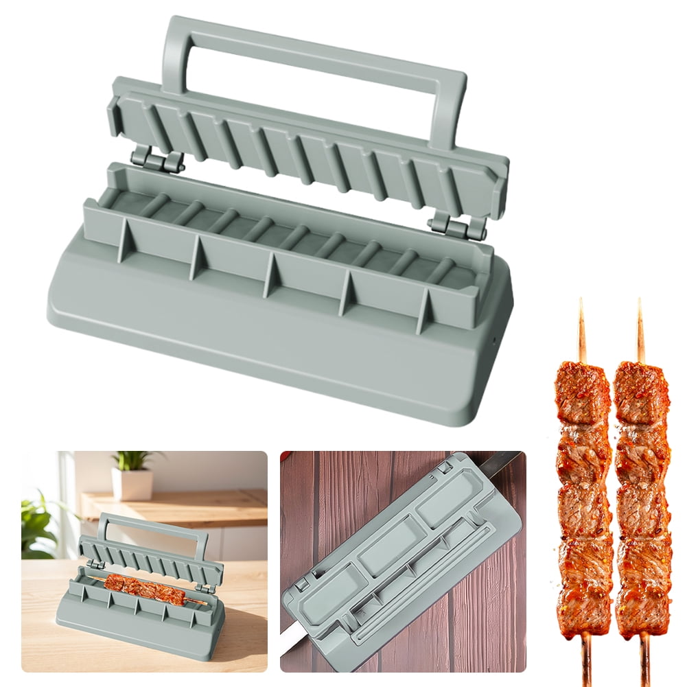 Kebab Maker, Kebab Press,Kabob Skewers Machine Maker Mold,Portable Easy ...