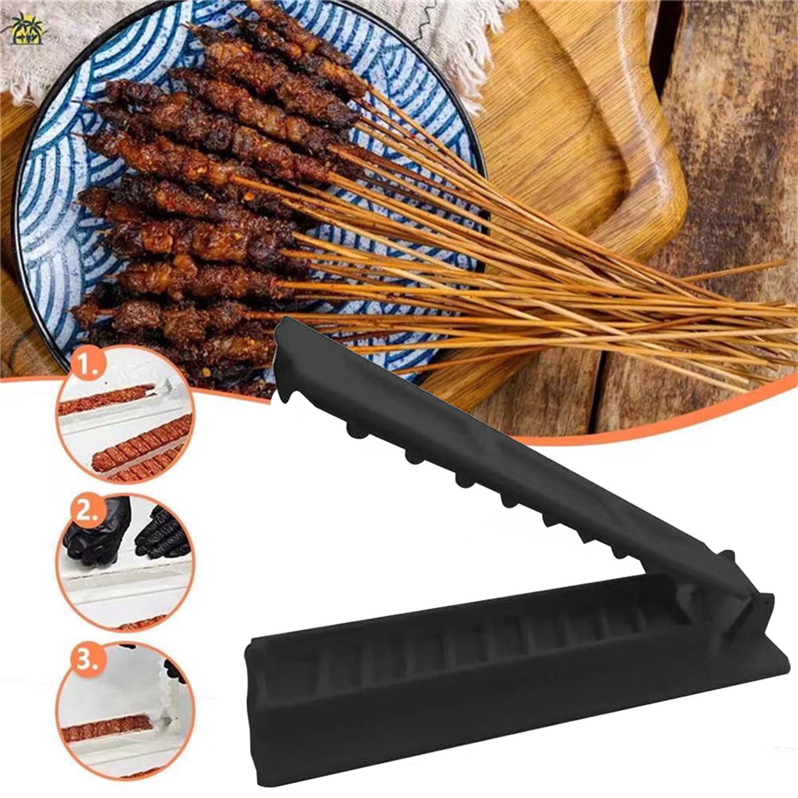 Kebab Maker, Multipurpose Portable Reusable Food Grade Plastic Manual ...