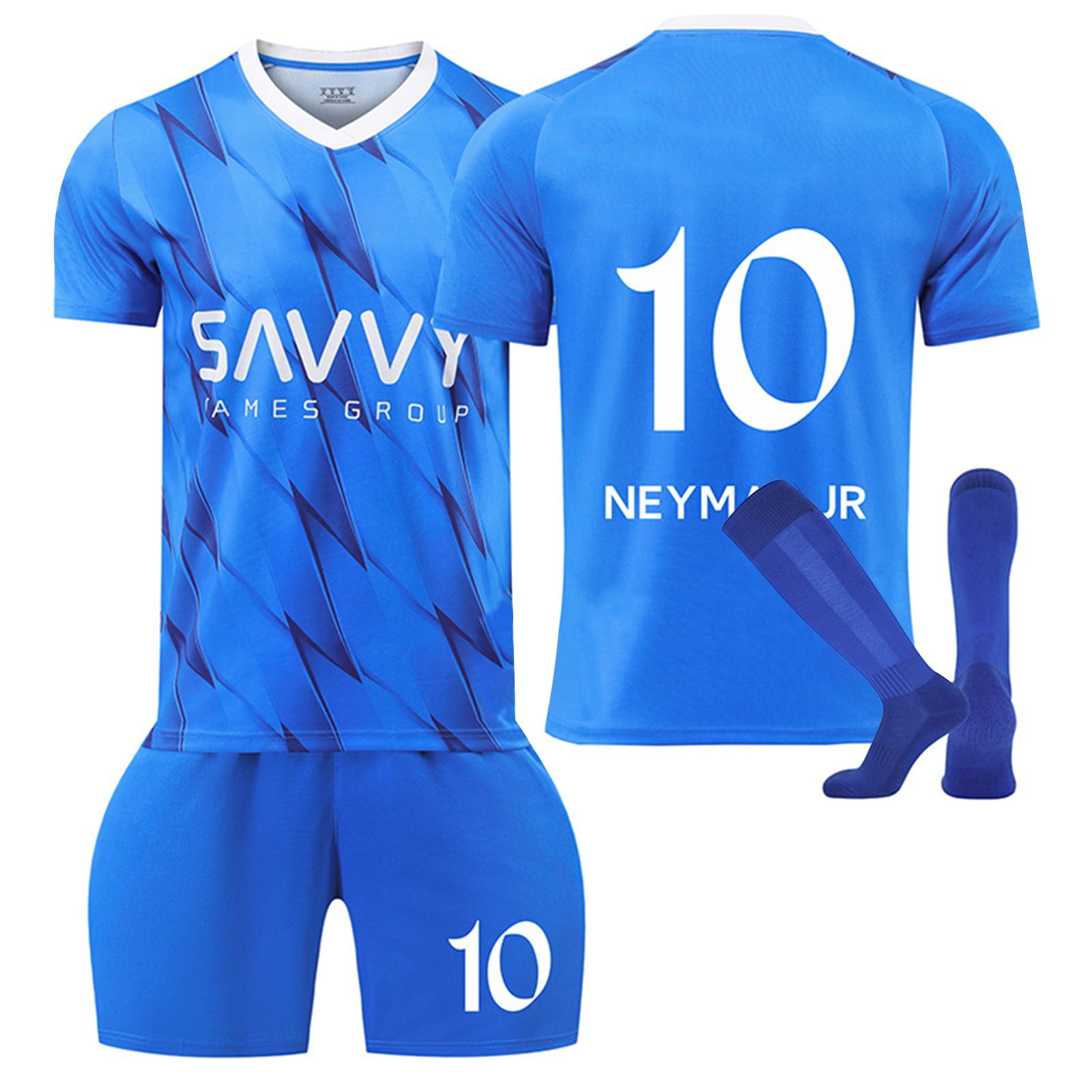 Kebinmy 2324 Saudi Arabia FC Home Game Soccer Jersey, #10 NEYMAR Comfortable Saudi Arabia FC ...